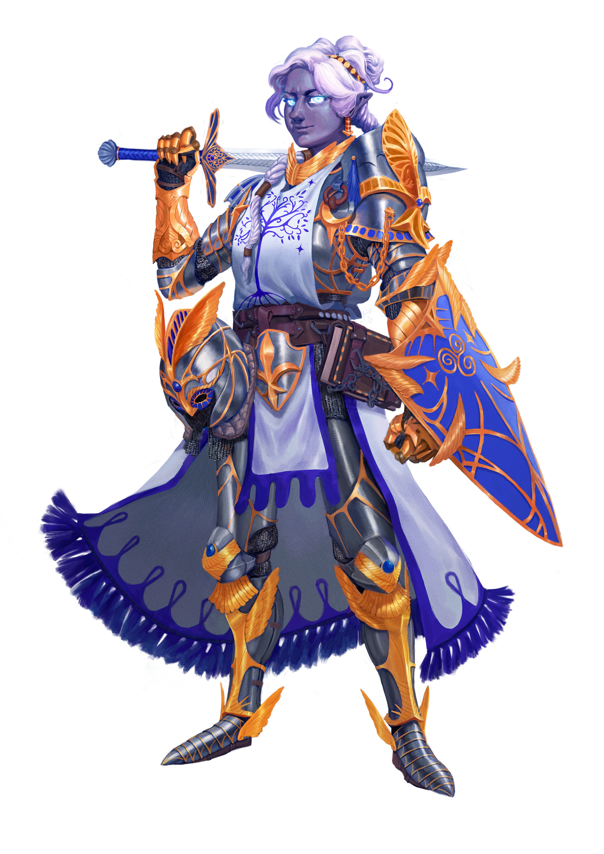 ArtStation - Drow Paladin character