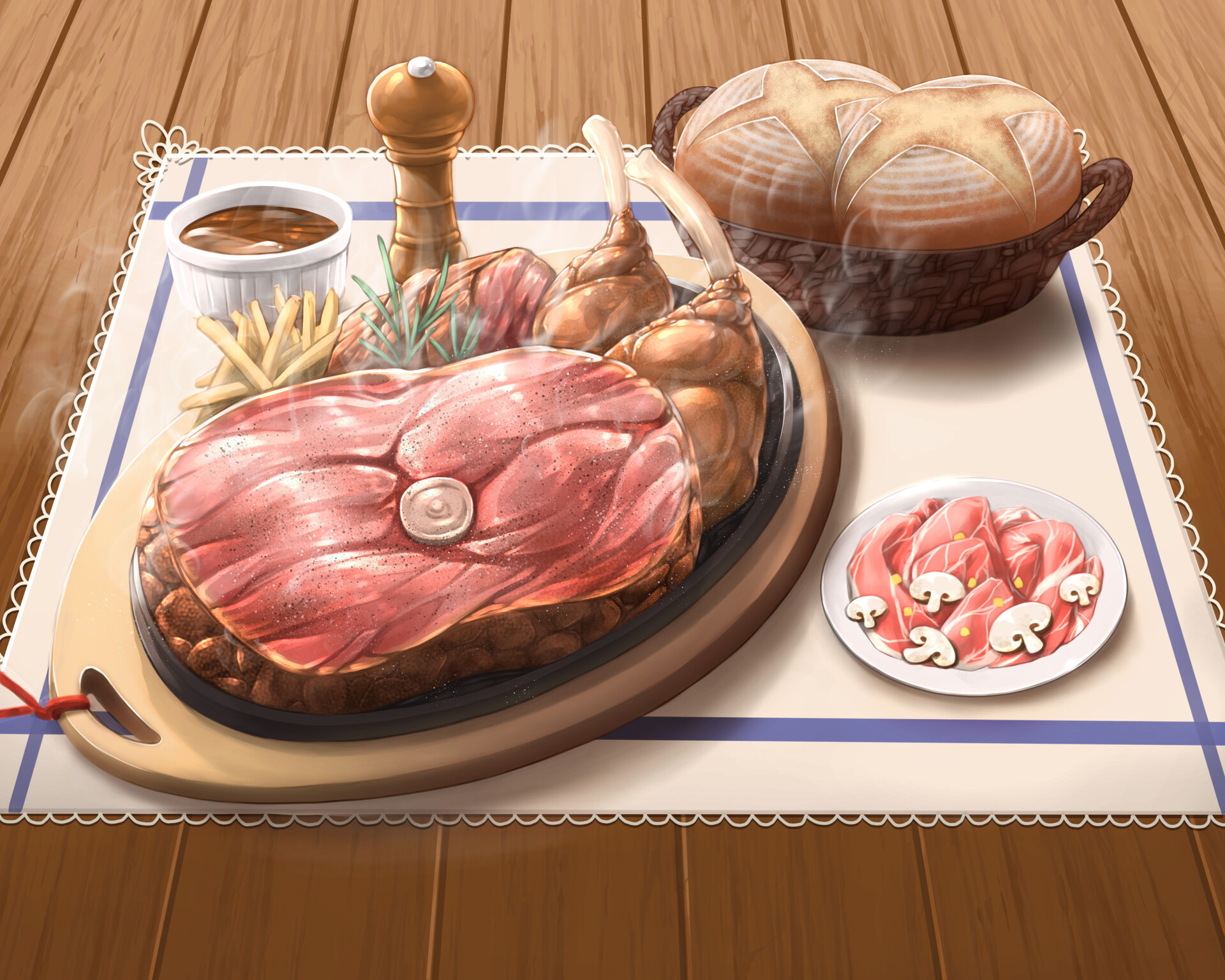 ArtStation - Dragon Steak