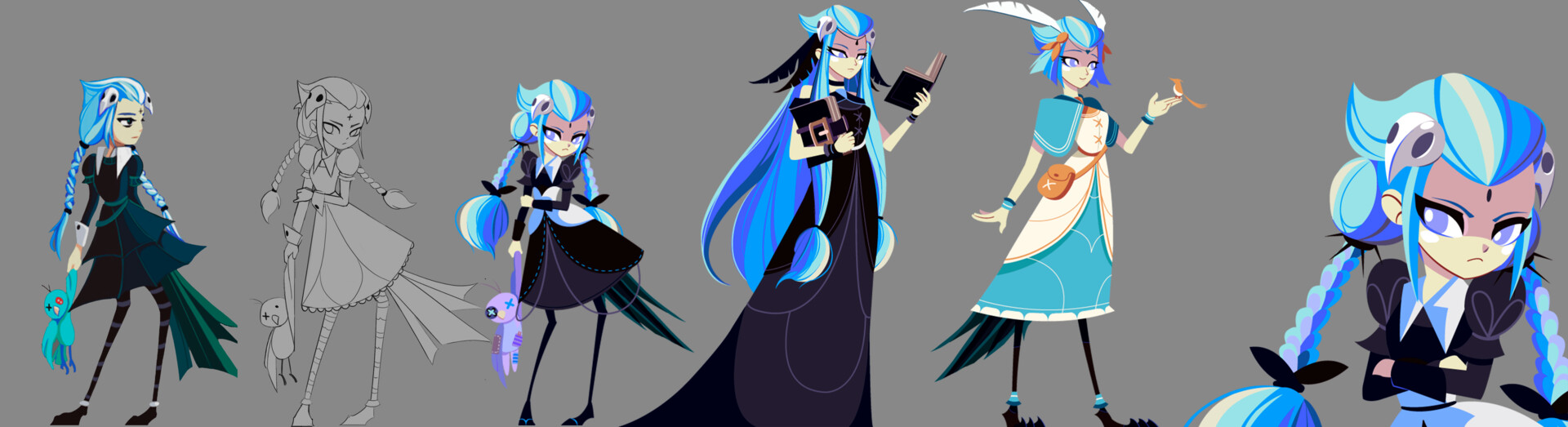 ArtStation - Cris Tales: Npc concept art and unused designs