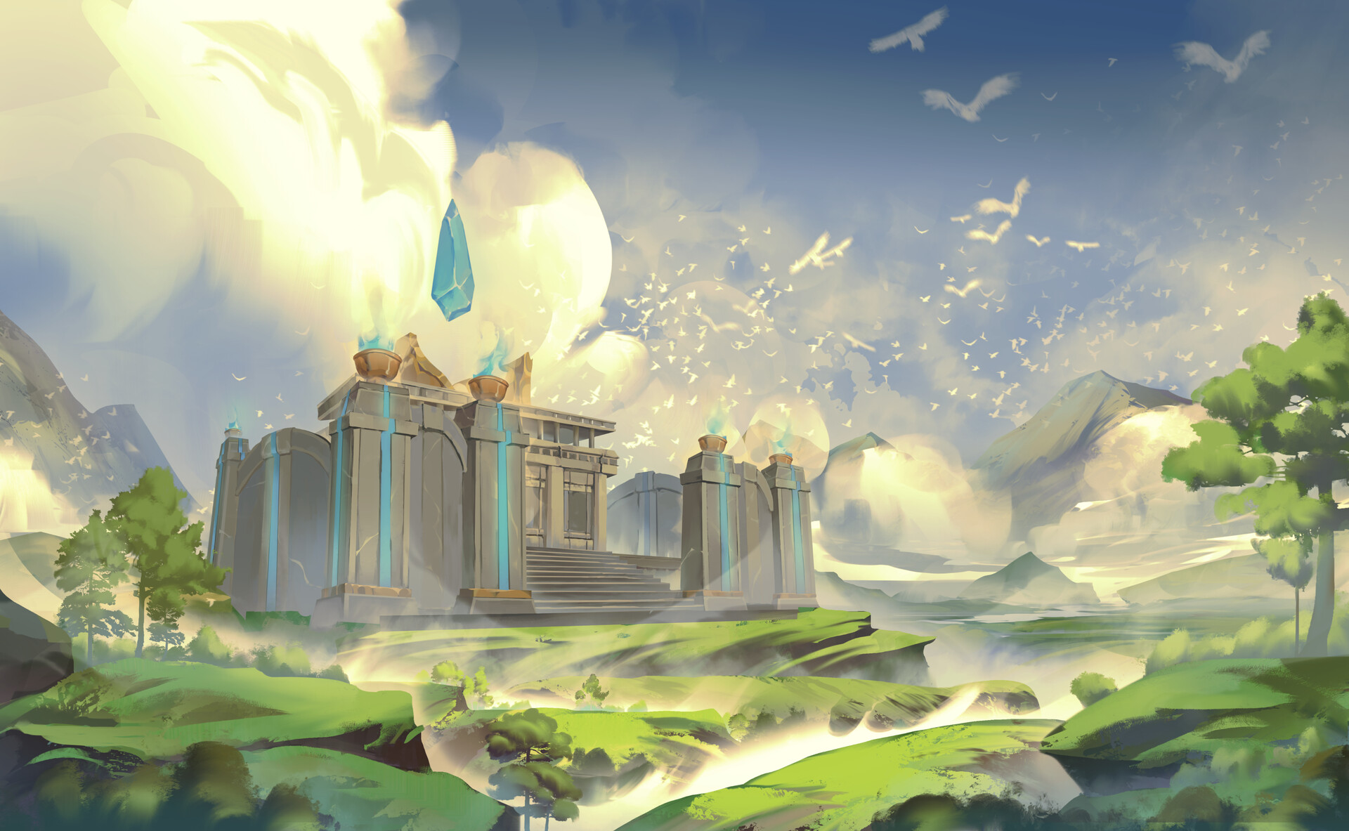ArtStation - Magic fortress