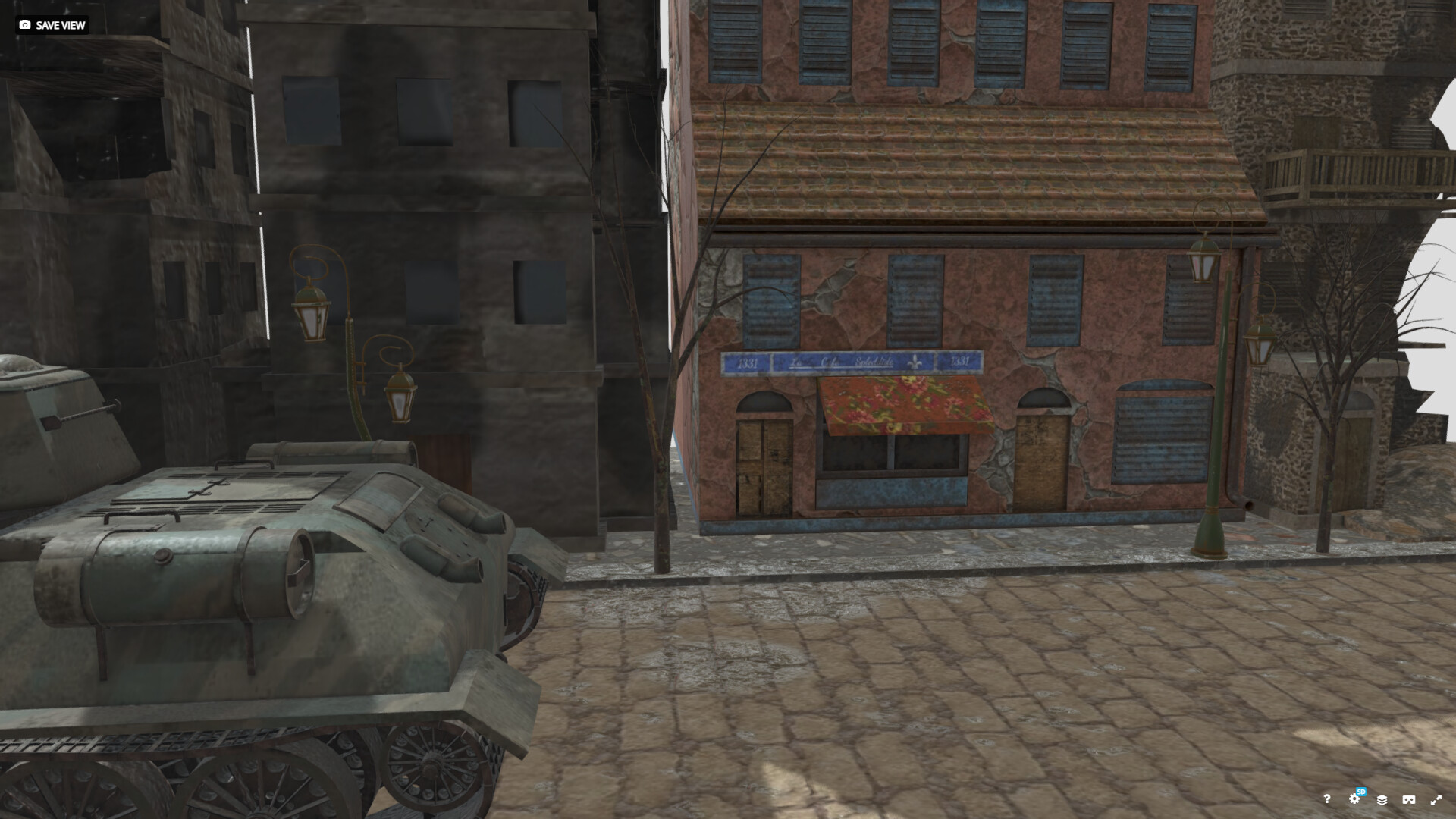 Jesse Marion - World war 2 street scene