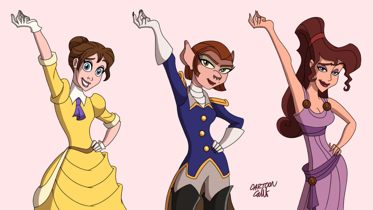 ArtStation - Duncan's Disney Ladies