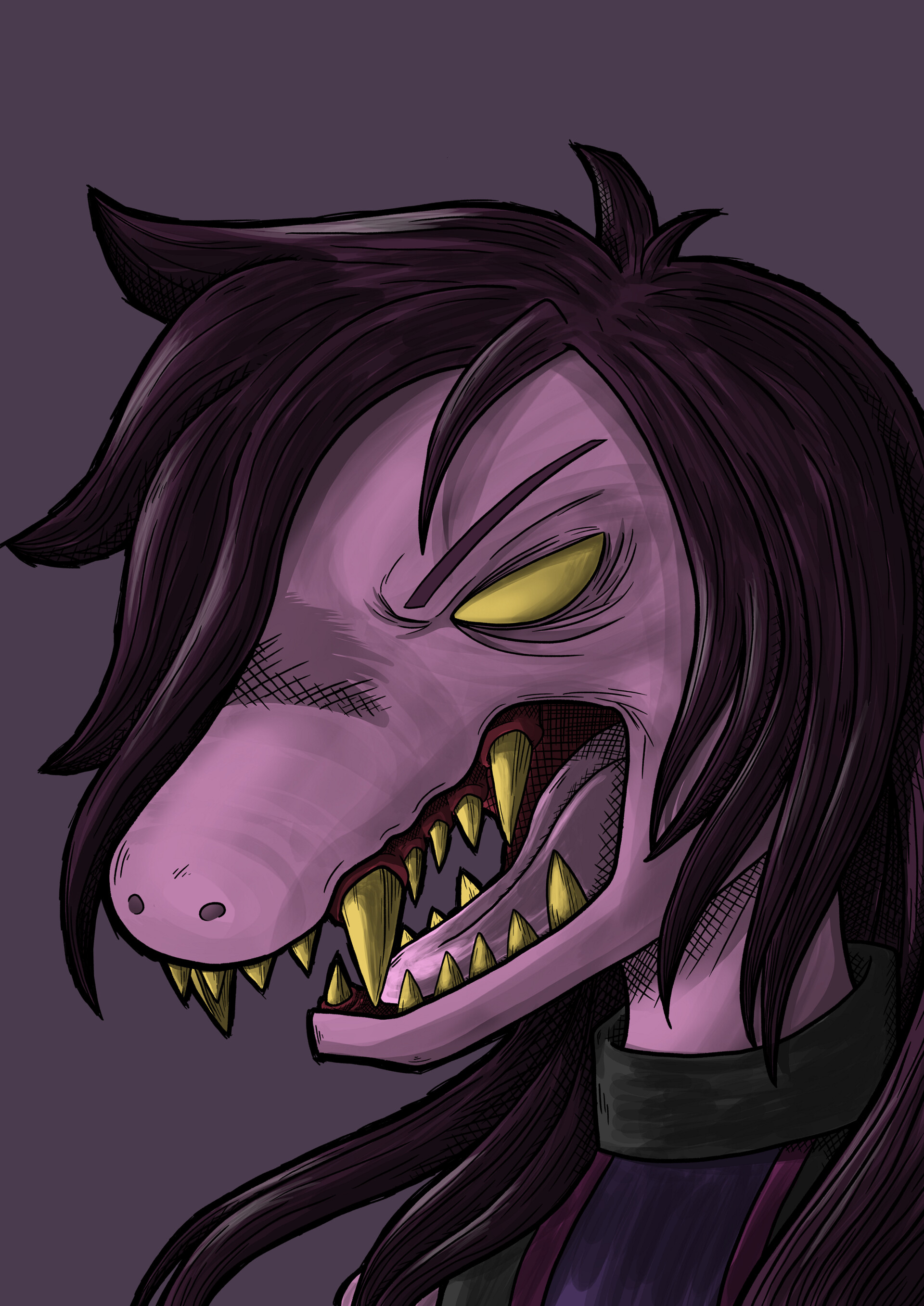 ArtStation - Susie - Deltarune Fanart