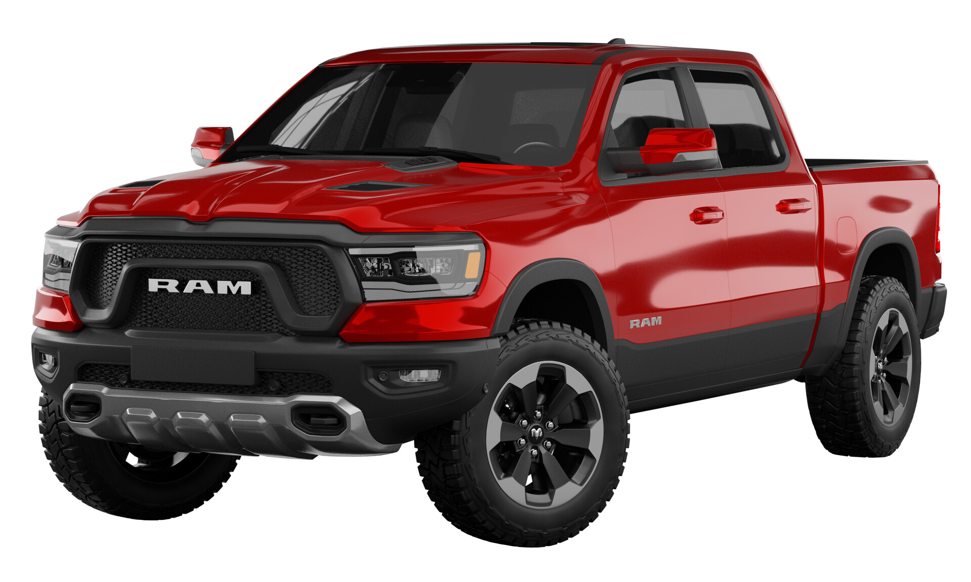 ArtStation - Dodge RAM REBEL 2019 Model.