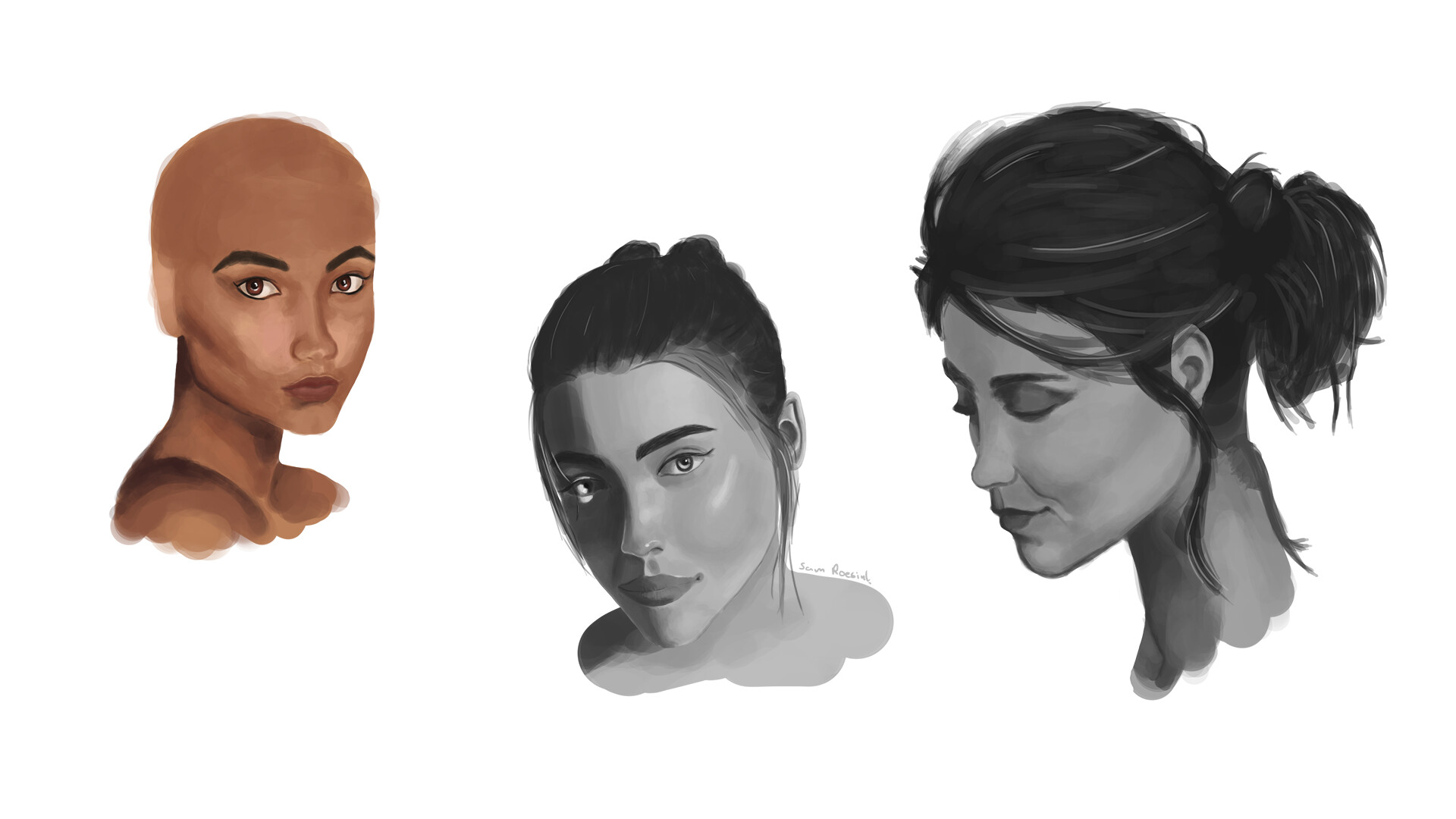 ArtStation - Face practises