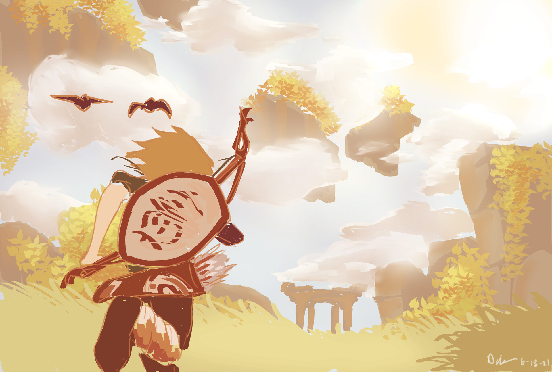 ArtStation - BOTW 2 Teaser Redraw