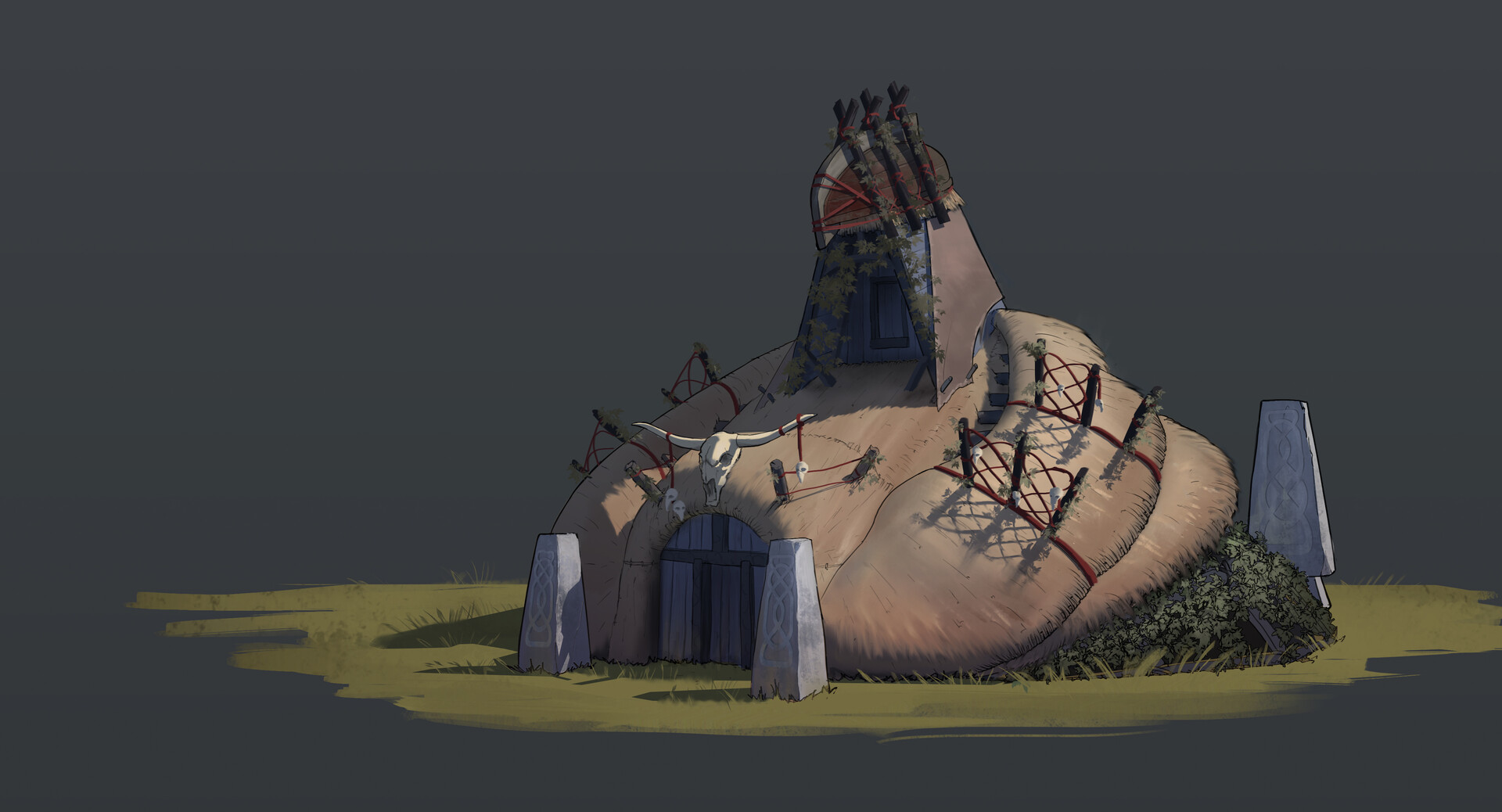 ArtStation - Druid Village Environment Design