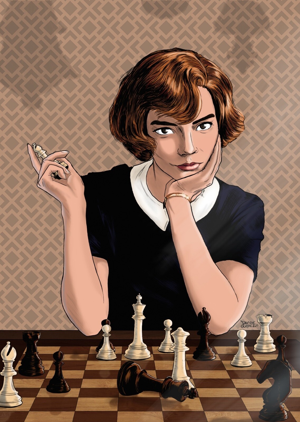 ArtStation - The Queen’s Gambit ♟👑