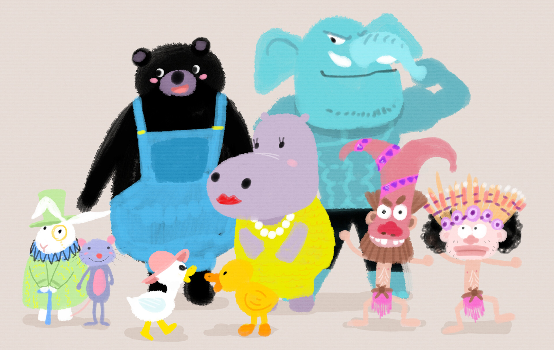 ArtStation - Forest Baby Character Setting