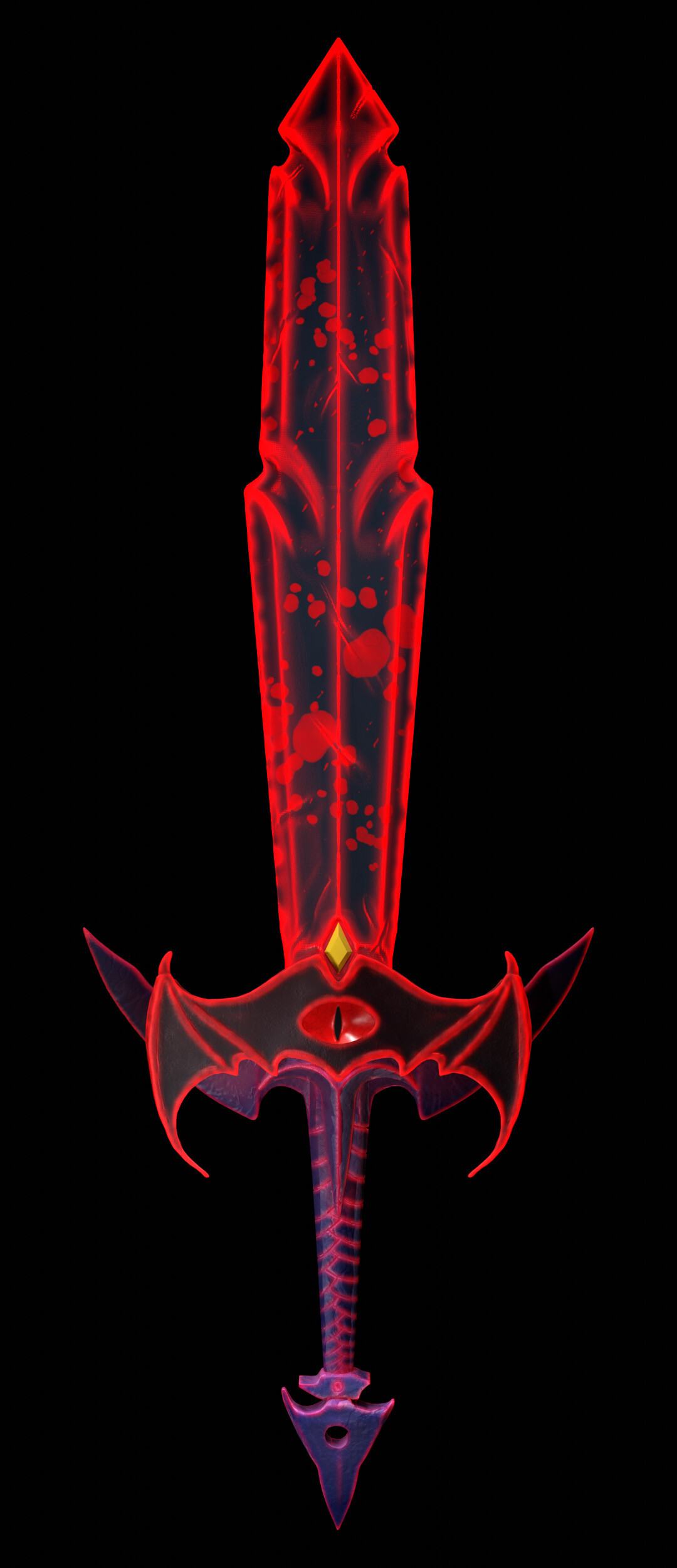 ArtStation - Stylized Demonic Sword