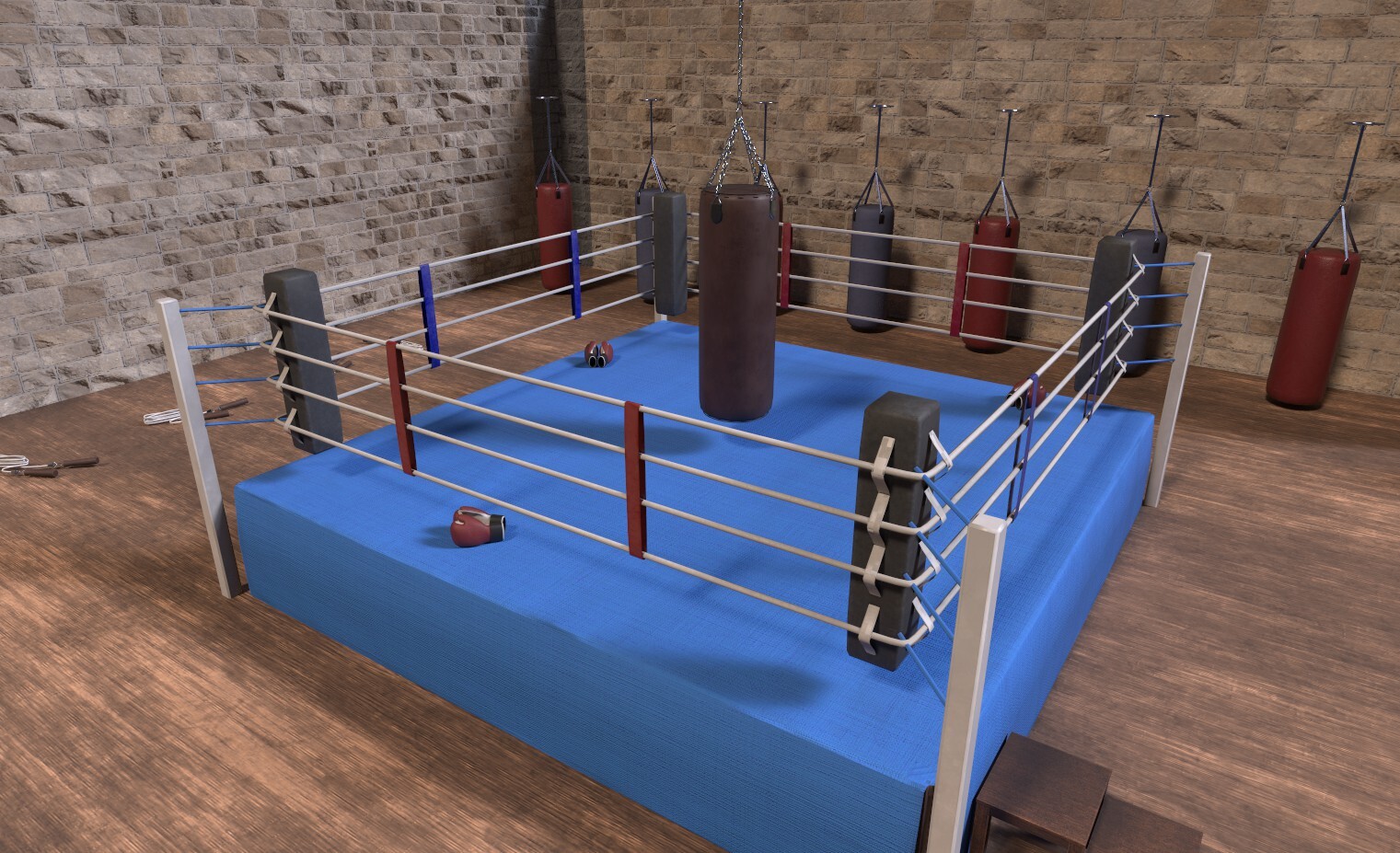 ArtStation - Boxing Ring