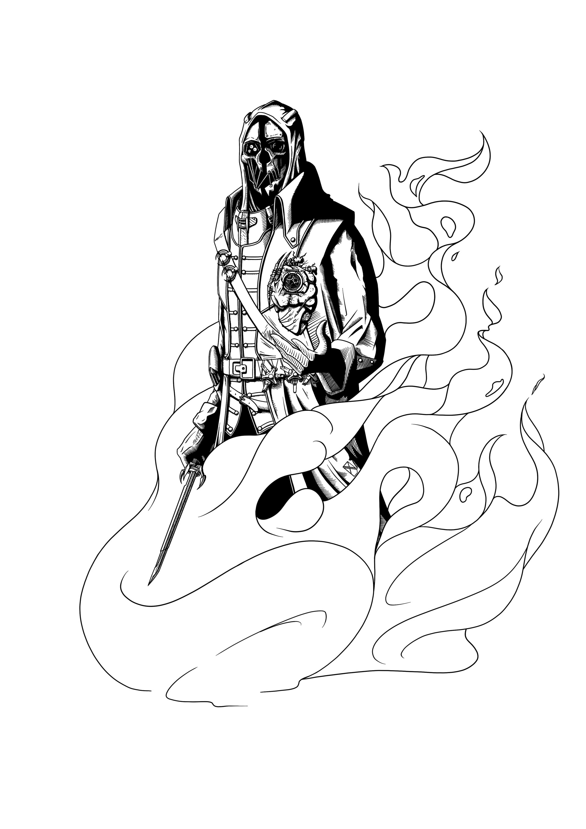 ArtStation - Corvo Attano and The Heart