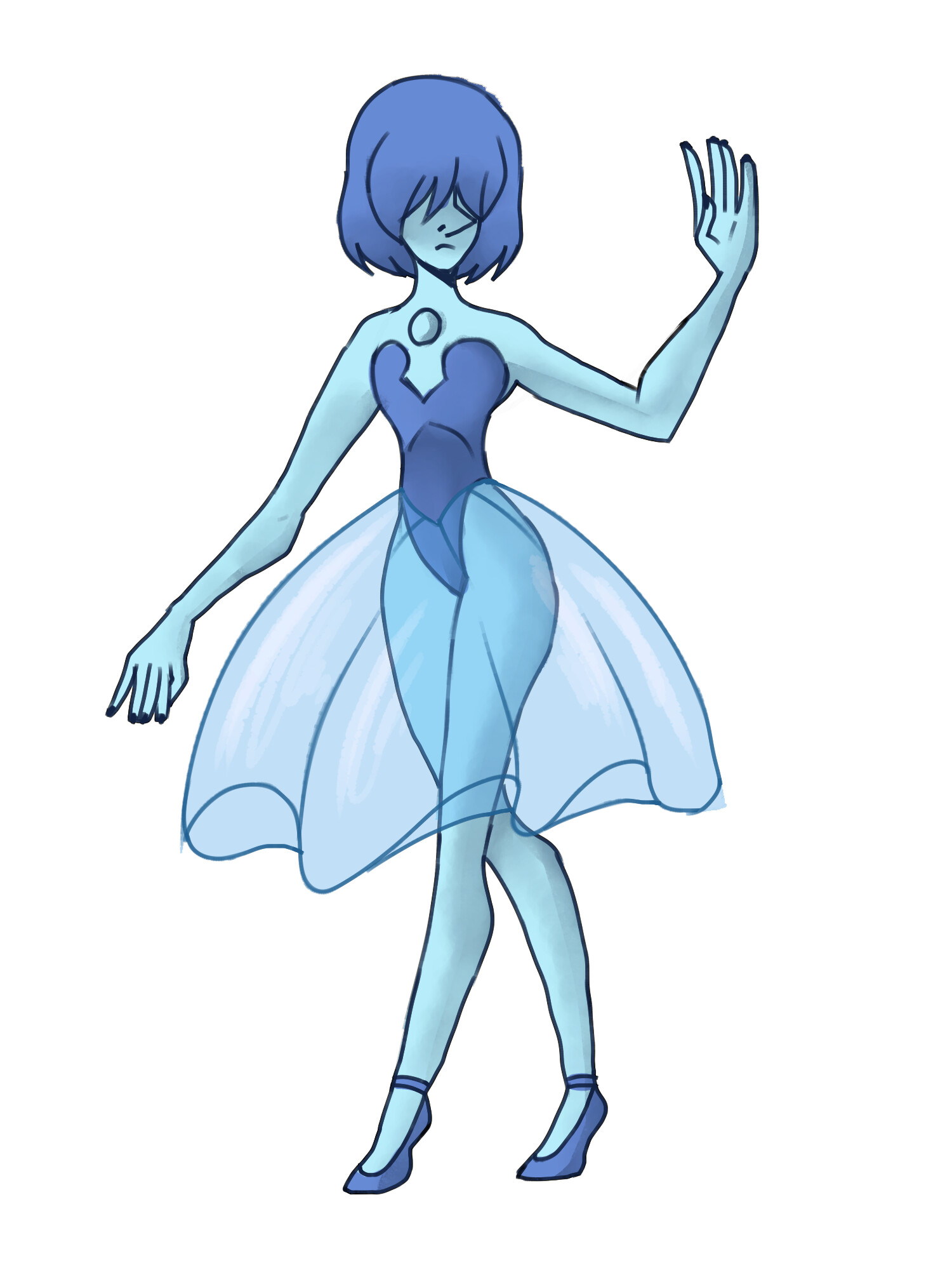 ArtStation - Blue Pearl doodle