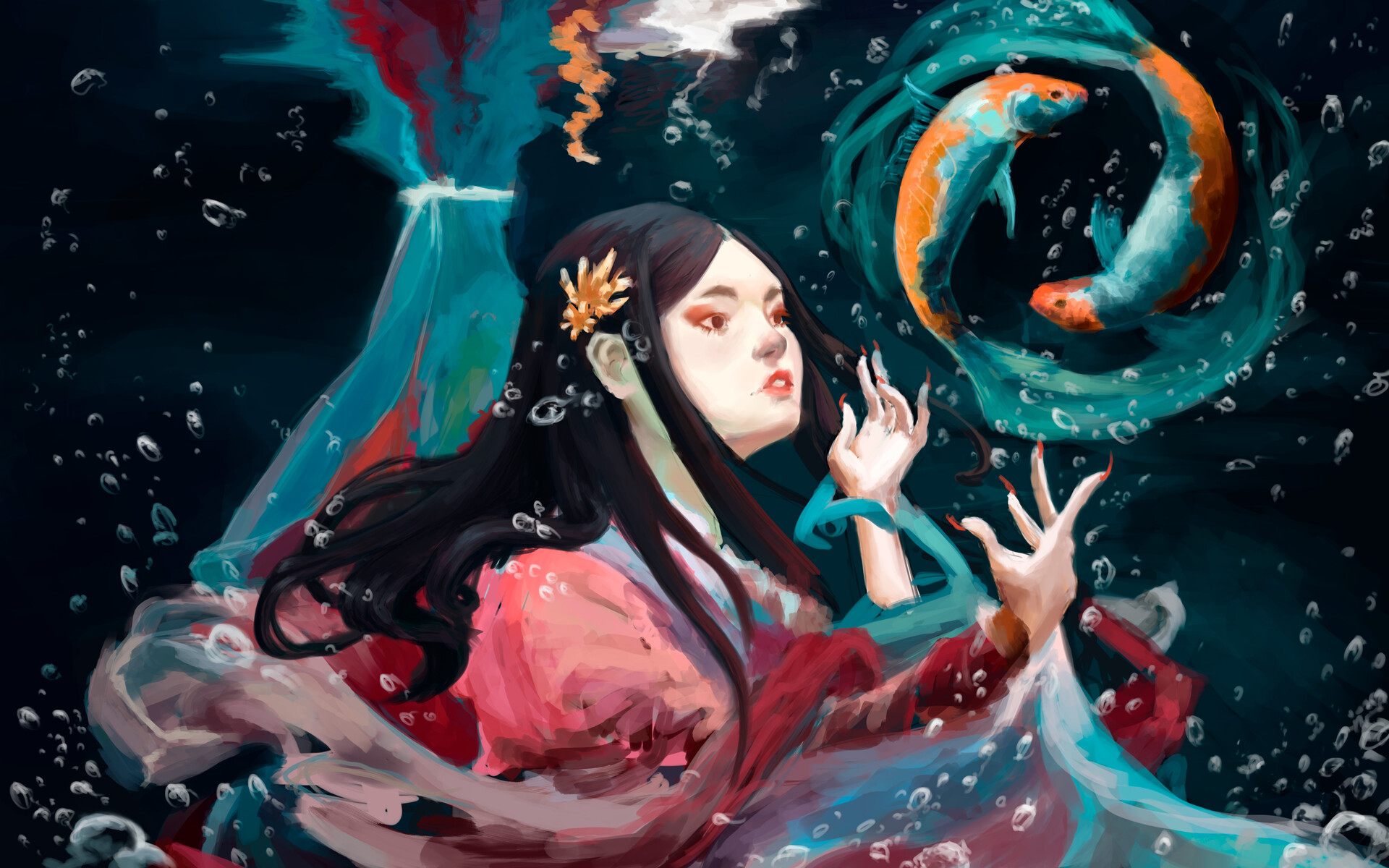 ArtStation - Koi Dancer