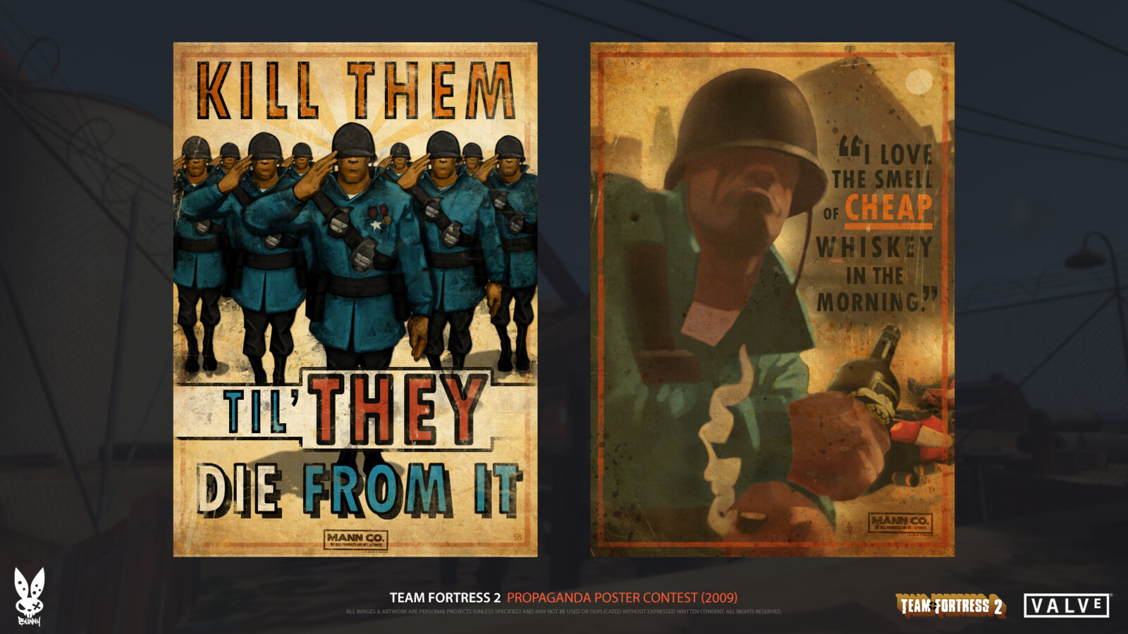 Simon Brewer - TF2 Propaganda Posters (2009)
