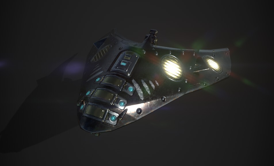 ArtStation - Stingray Scout Ship