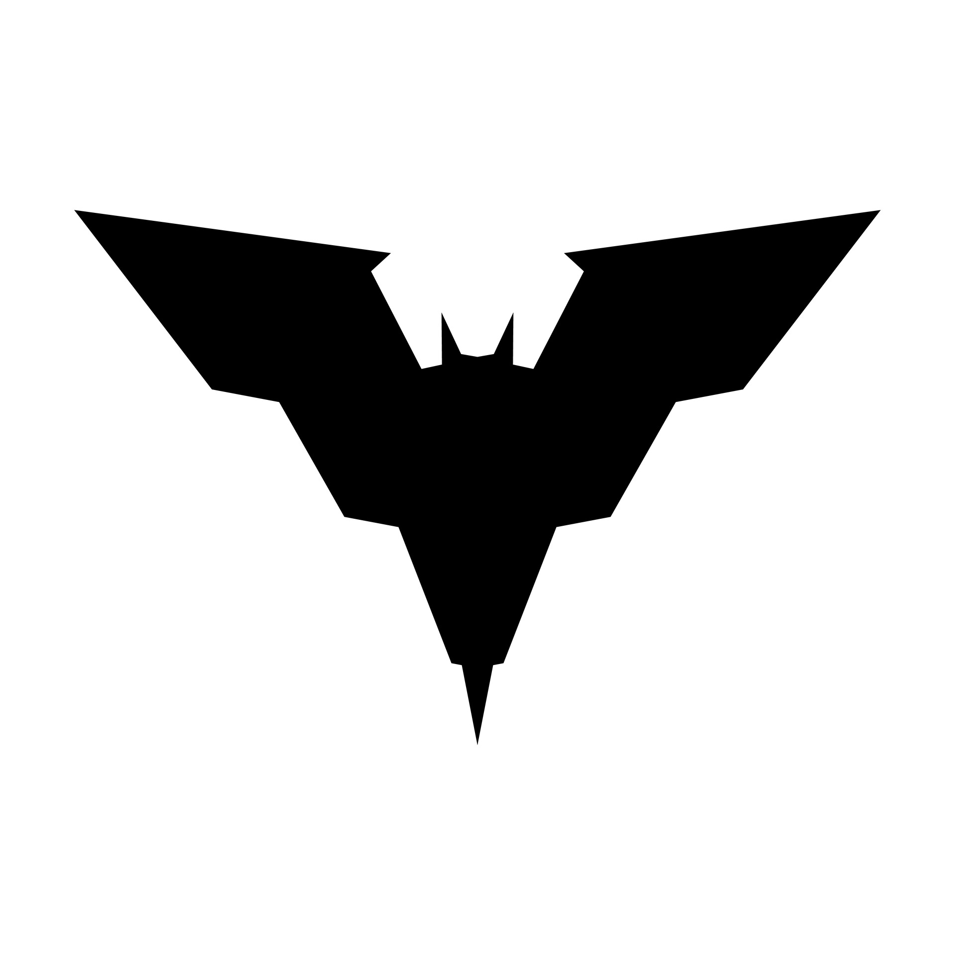 batman drawing logo