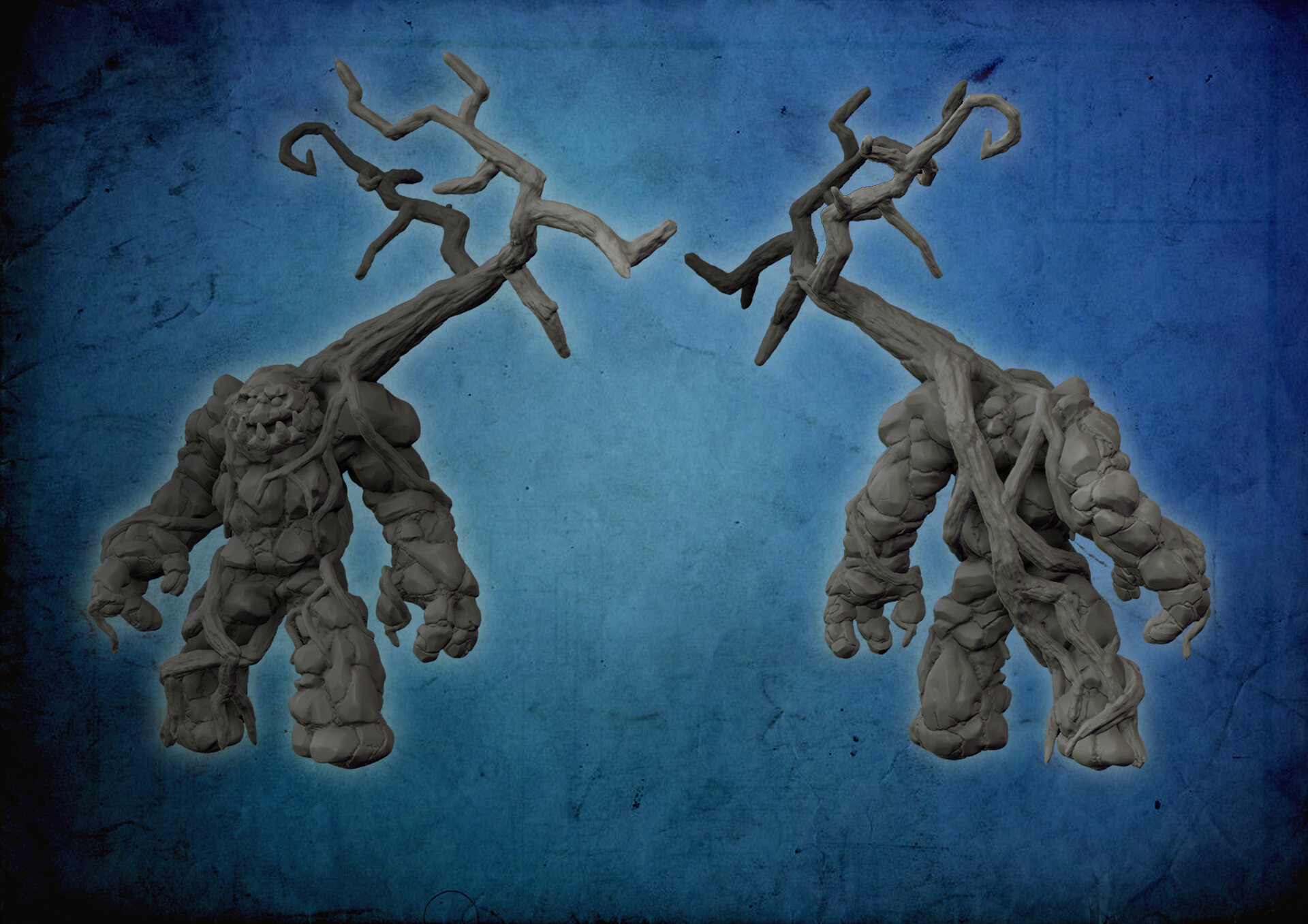 ArtStation - Rock golem Sculpt