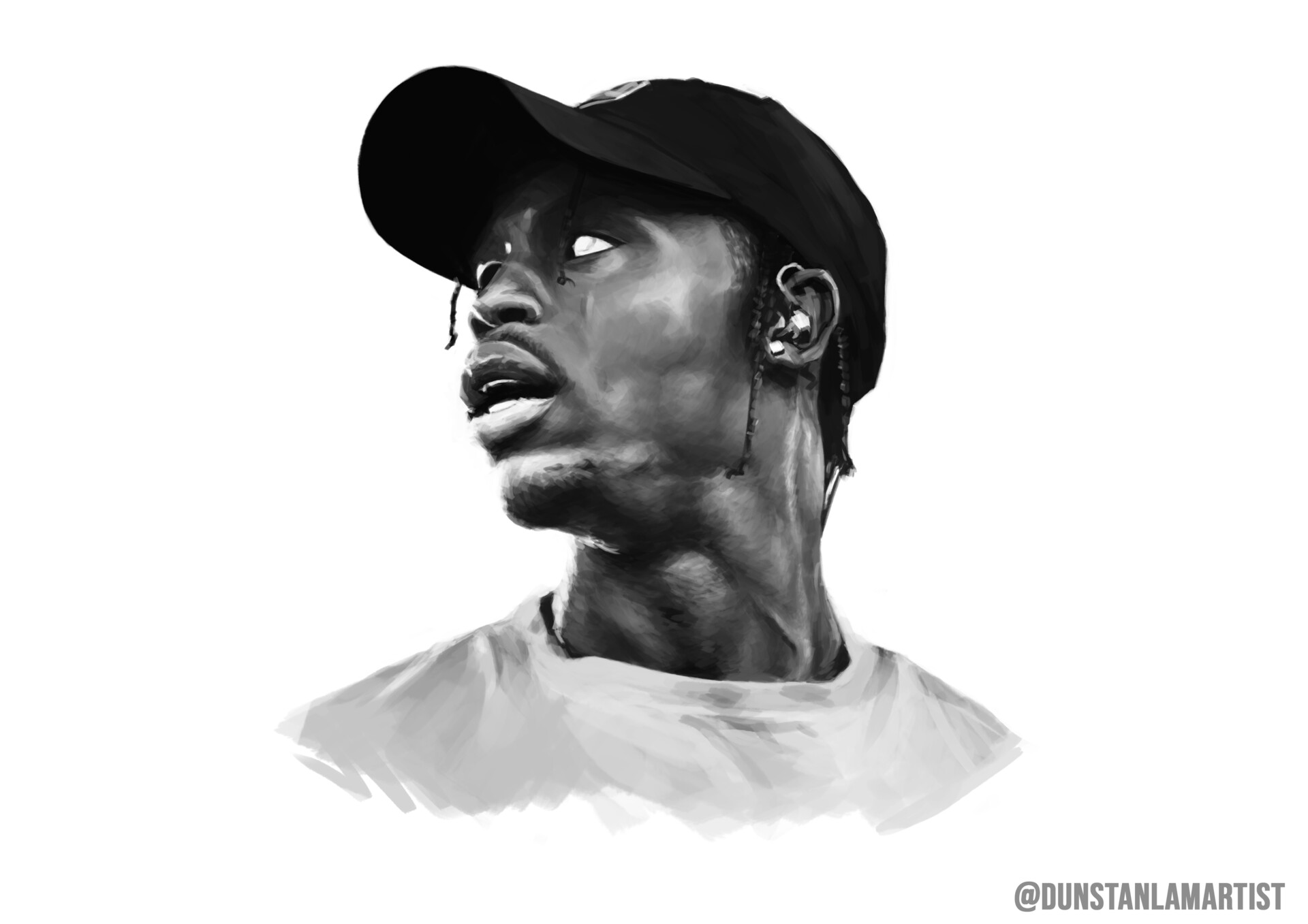 ArtStation - Travis Scott Portrait