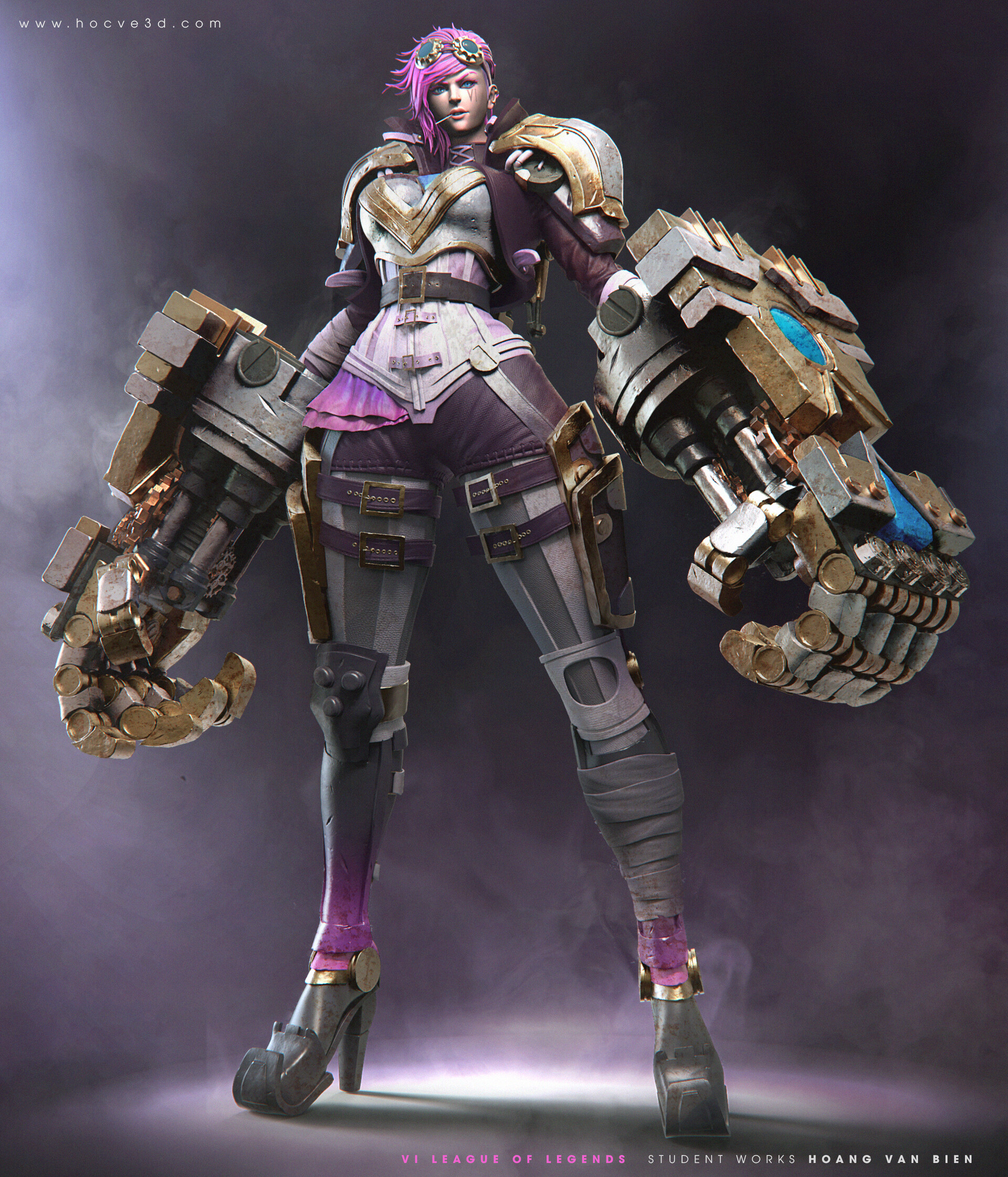 ArtStation - Vi League of Legends 03