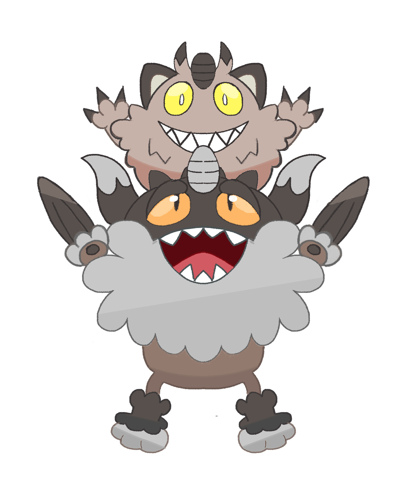 ArtStation - Purrserker and Meowth