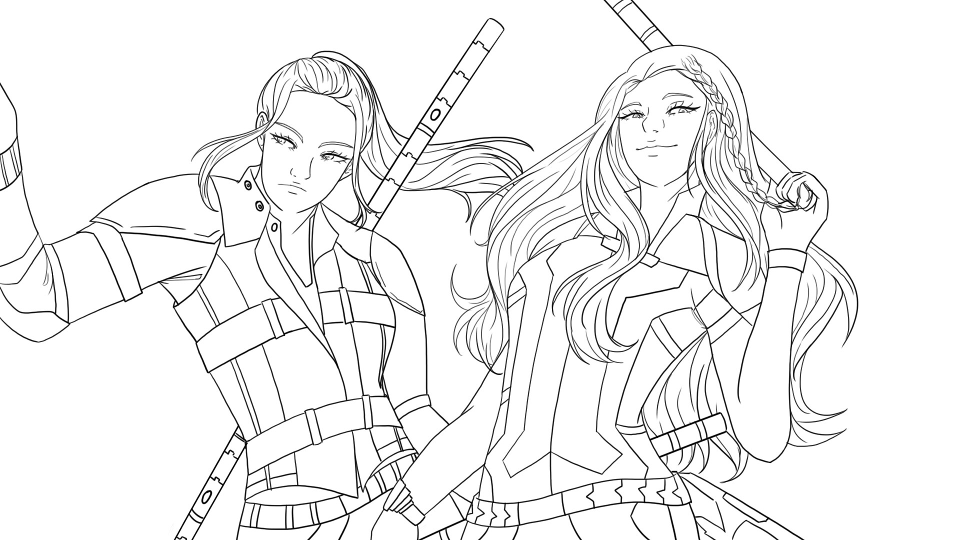 marvel black widow coloring pages