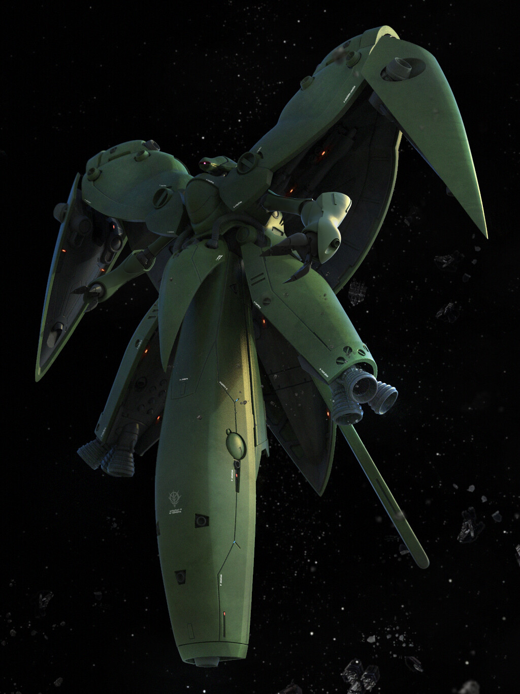 Jeremy Jap - (WIP80%) 1/144 scale ; AMX-002 Neue Ziel ( Mobile Suit ...