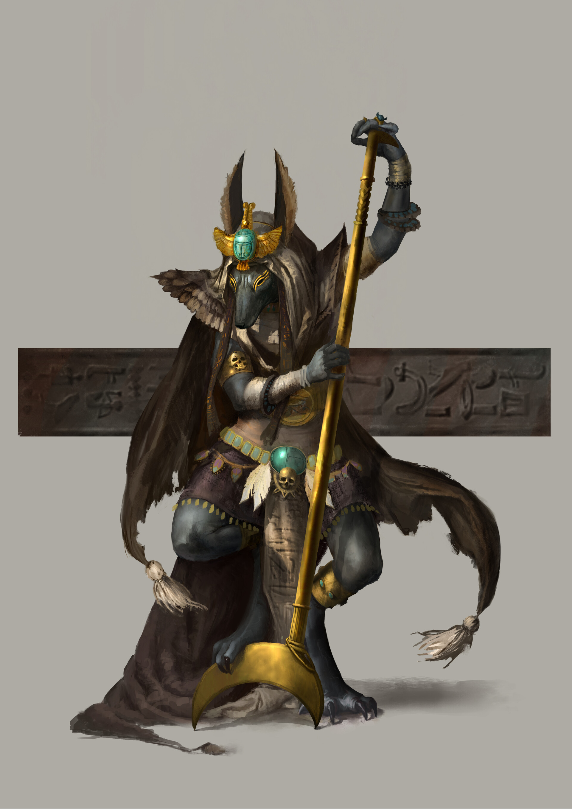 ArtStation - Anubis Miniature Concept