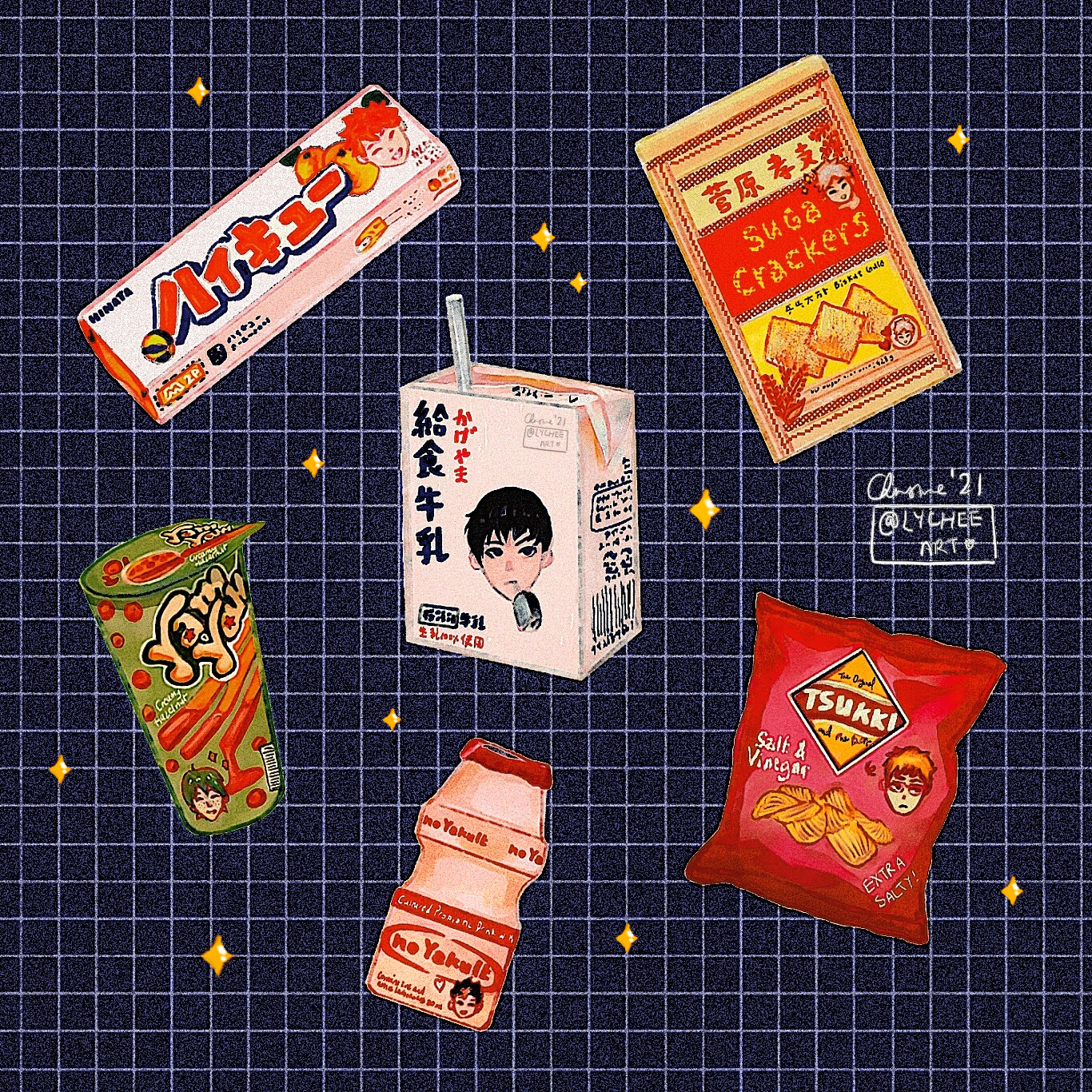 ArtStation - Haikyuu snacks