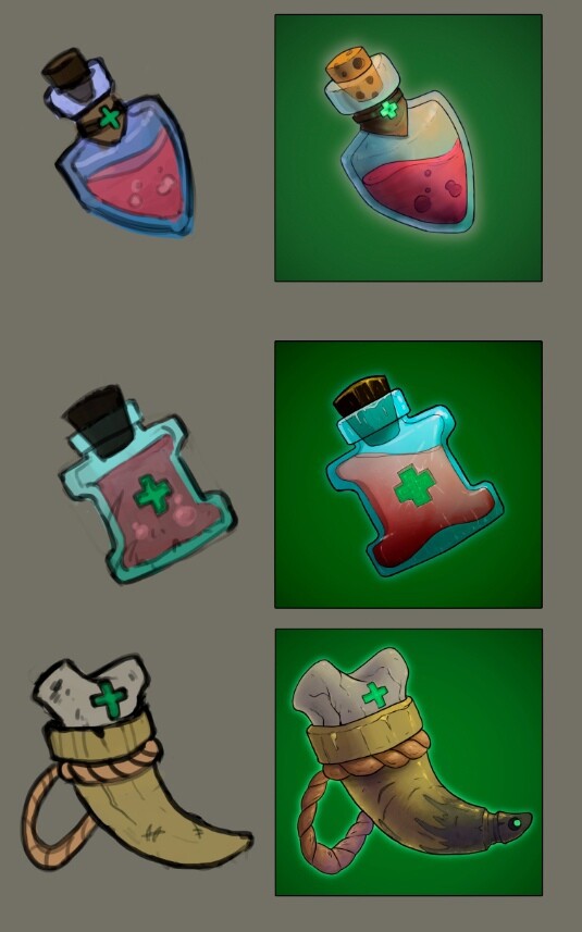 Pavel - Development of hp potion