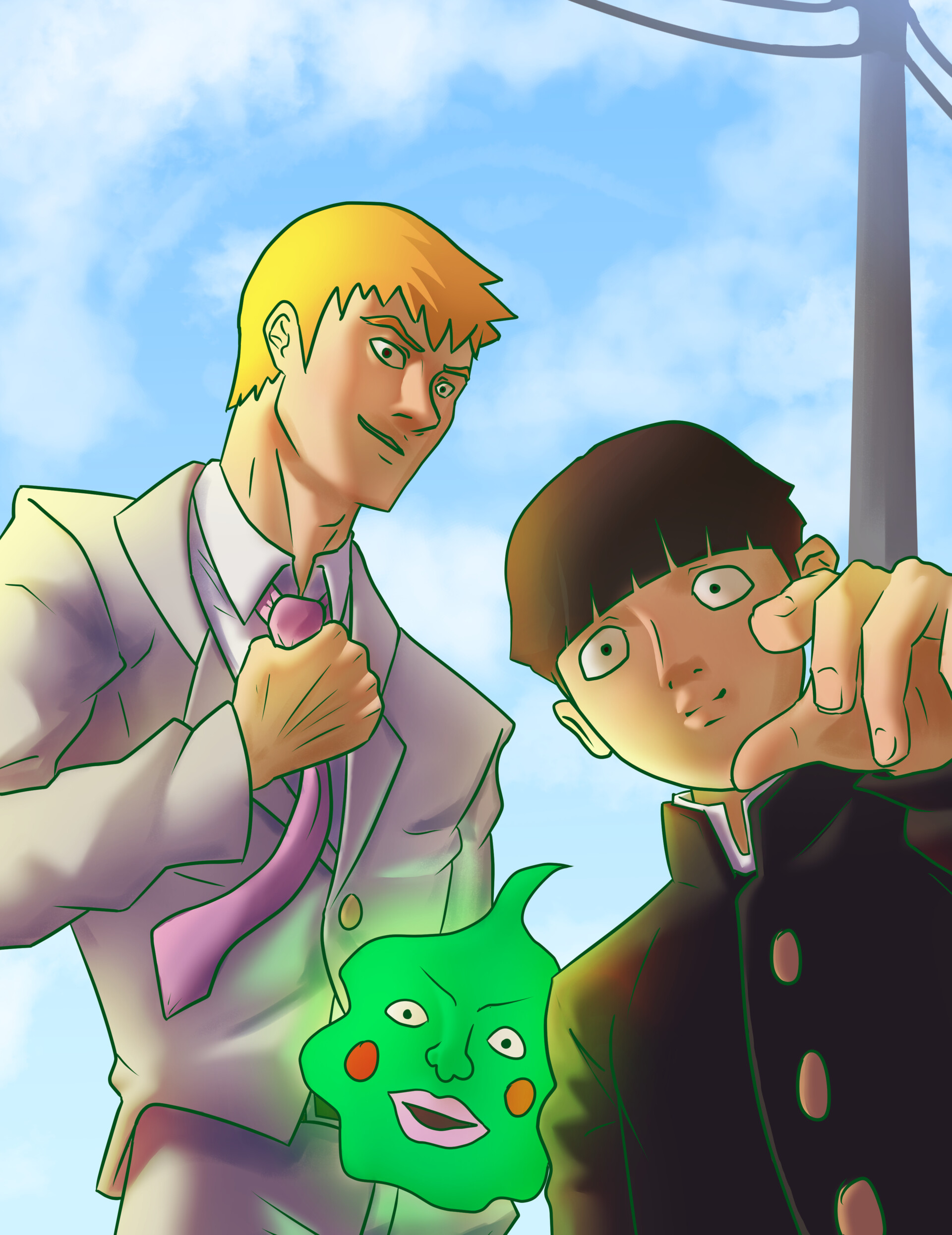 ArtStation - Mob Psycho 100 fanart