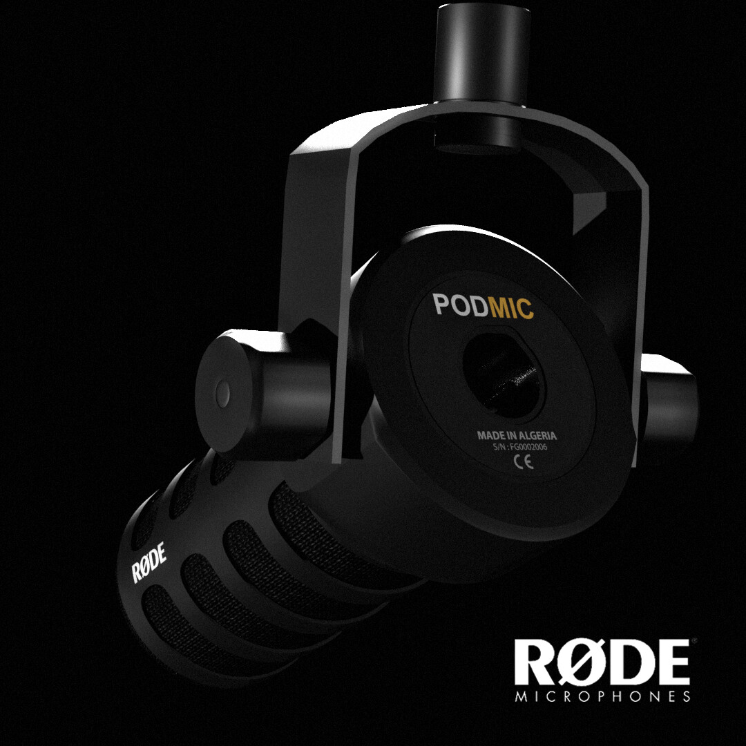 ArtStation - RODE - Microphone 3D MODEL
