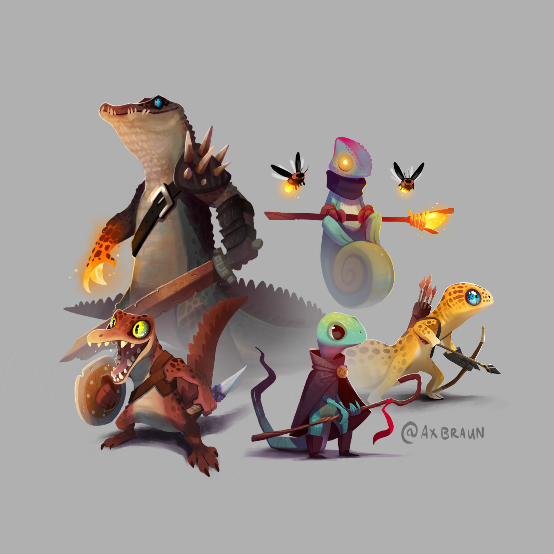 ArtStation - RPG Reptiles