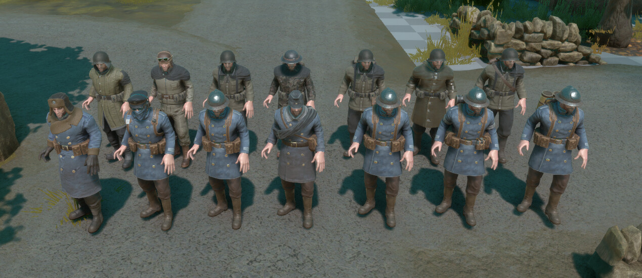 Adam Garib - Foxhole Entenched - Warden Uniforms
