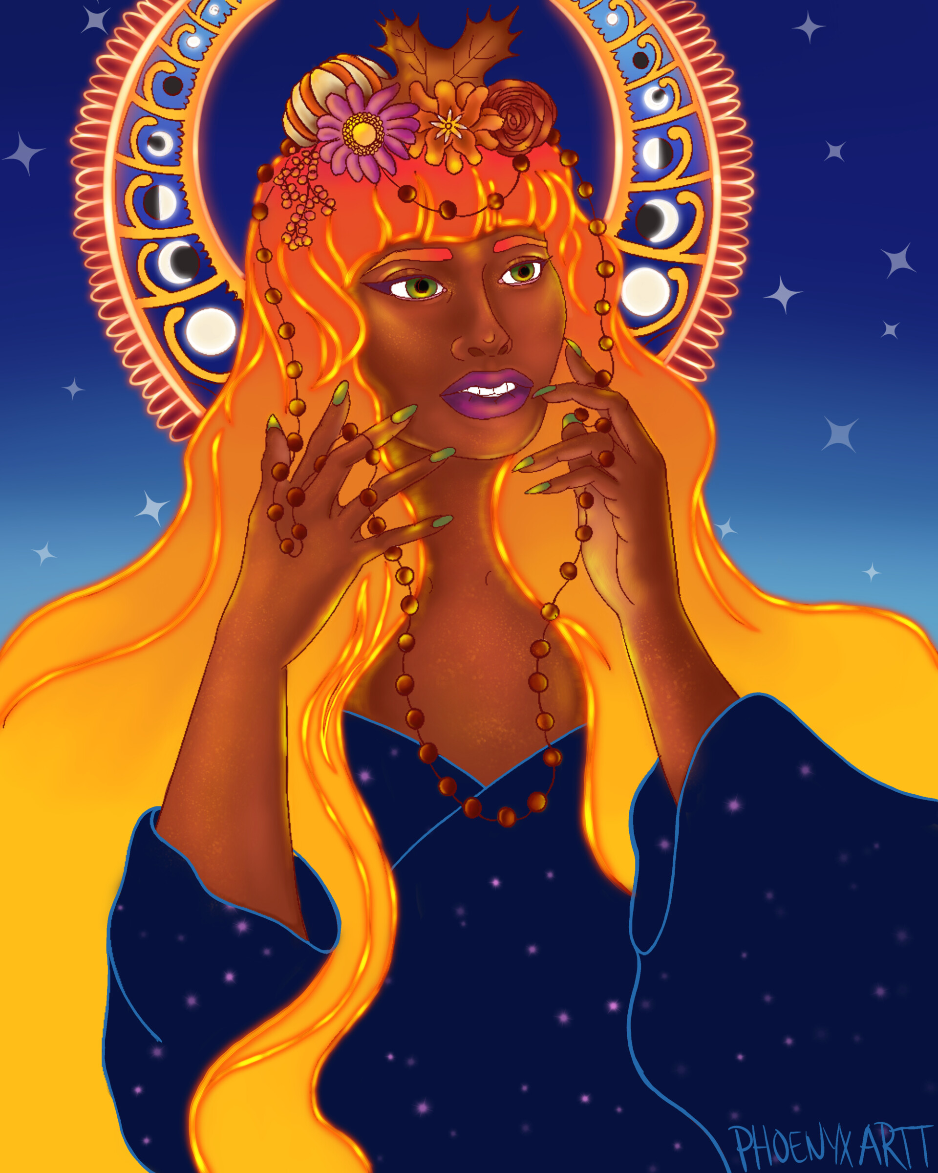 ArtStation - Fall Goddess