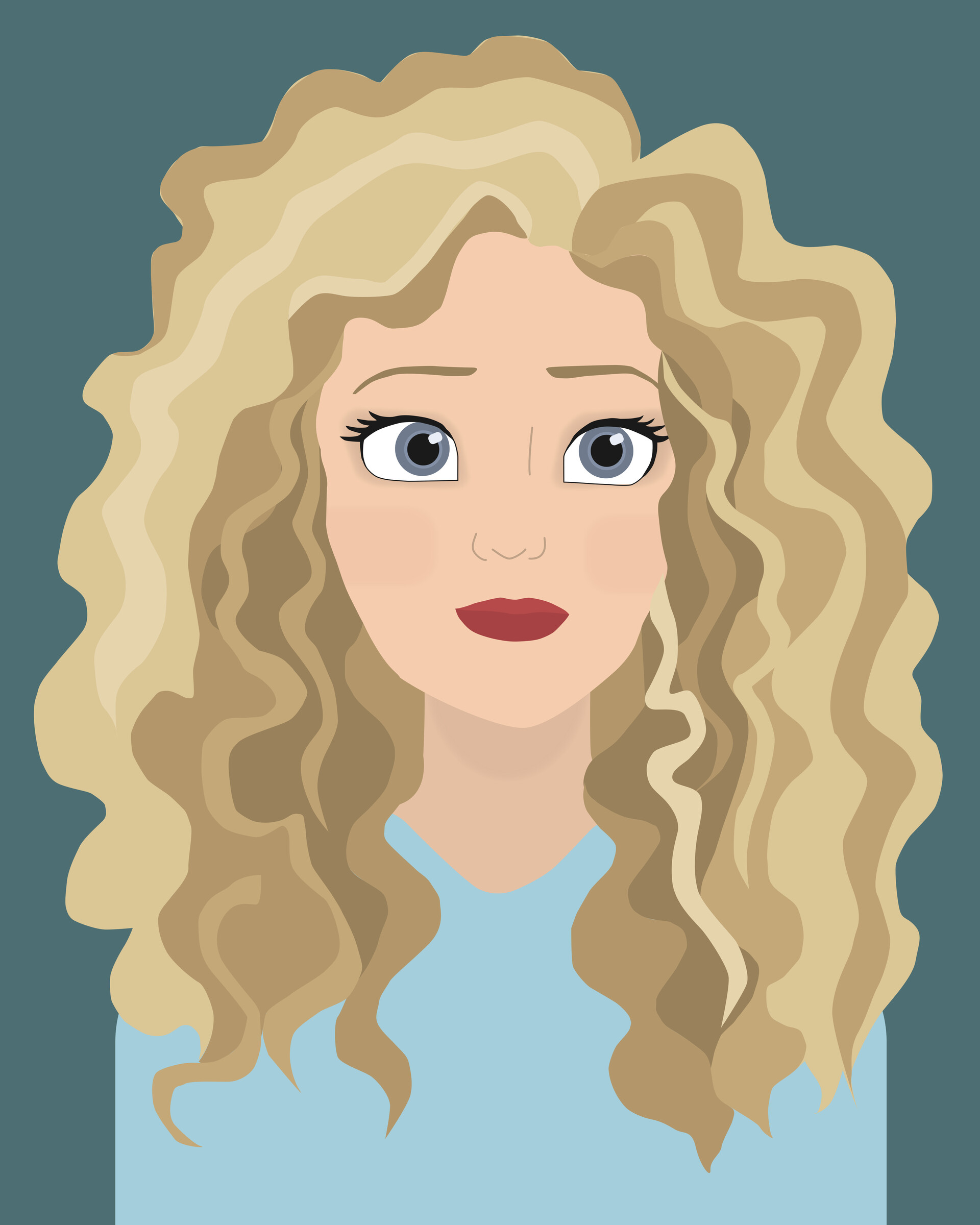 ArtStation - Flat character