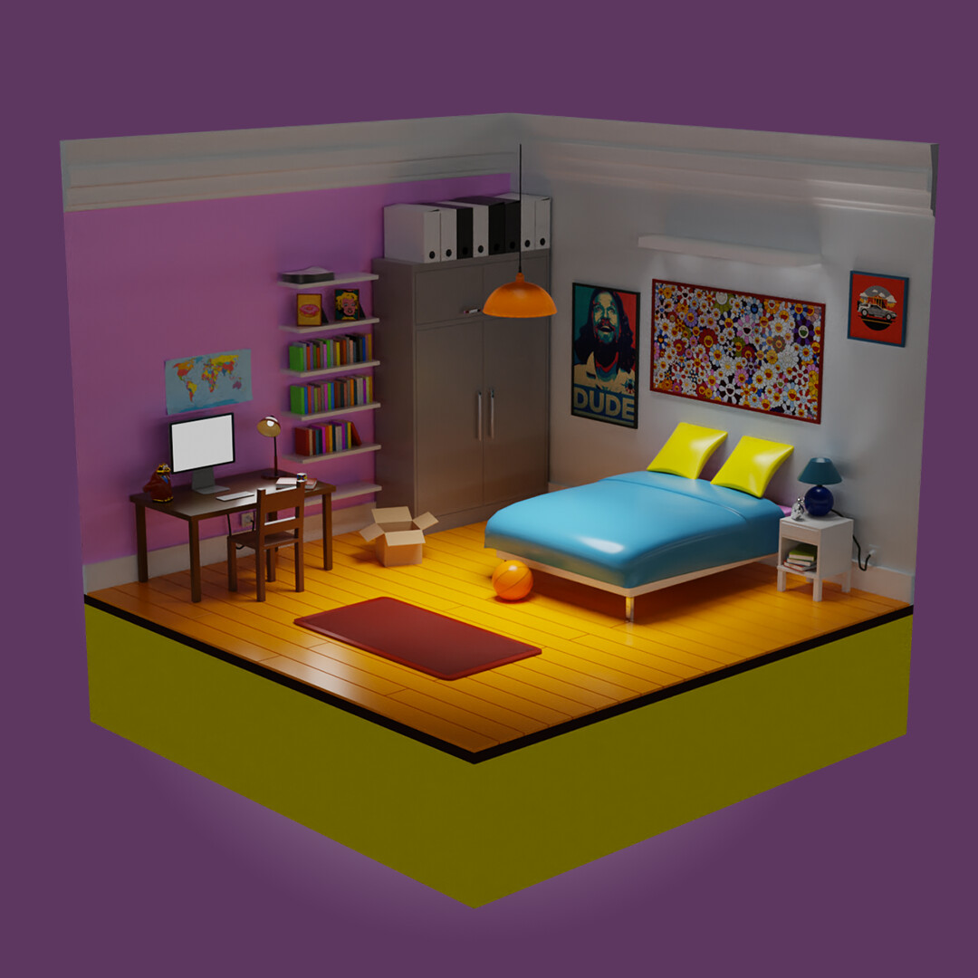 ArtStation - Student room