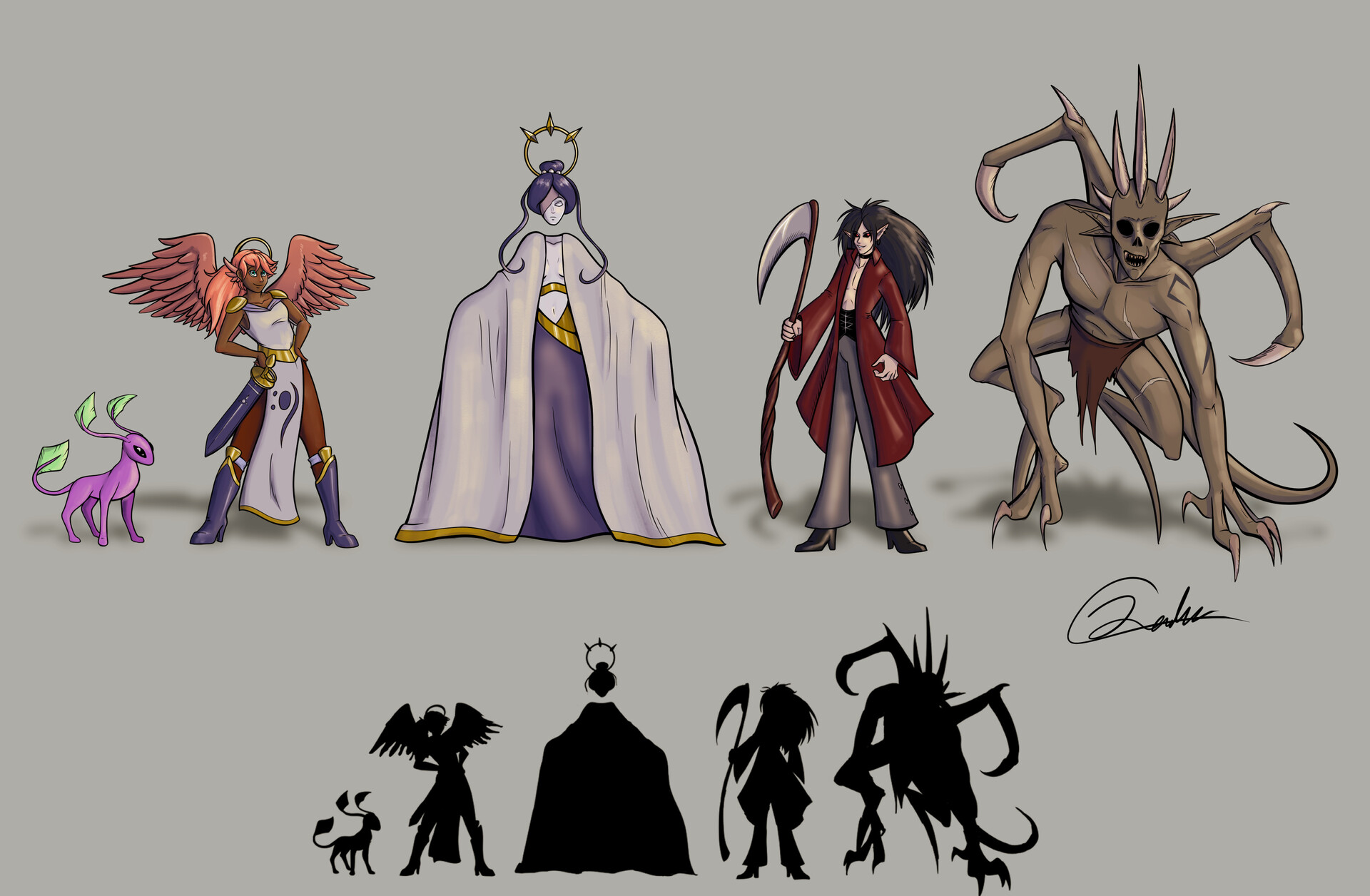 ArtStation - Character Designs for True Power