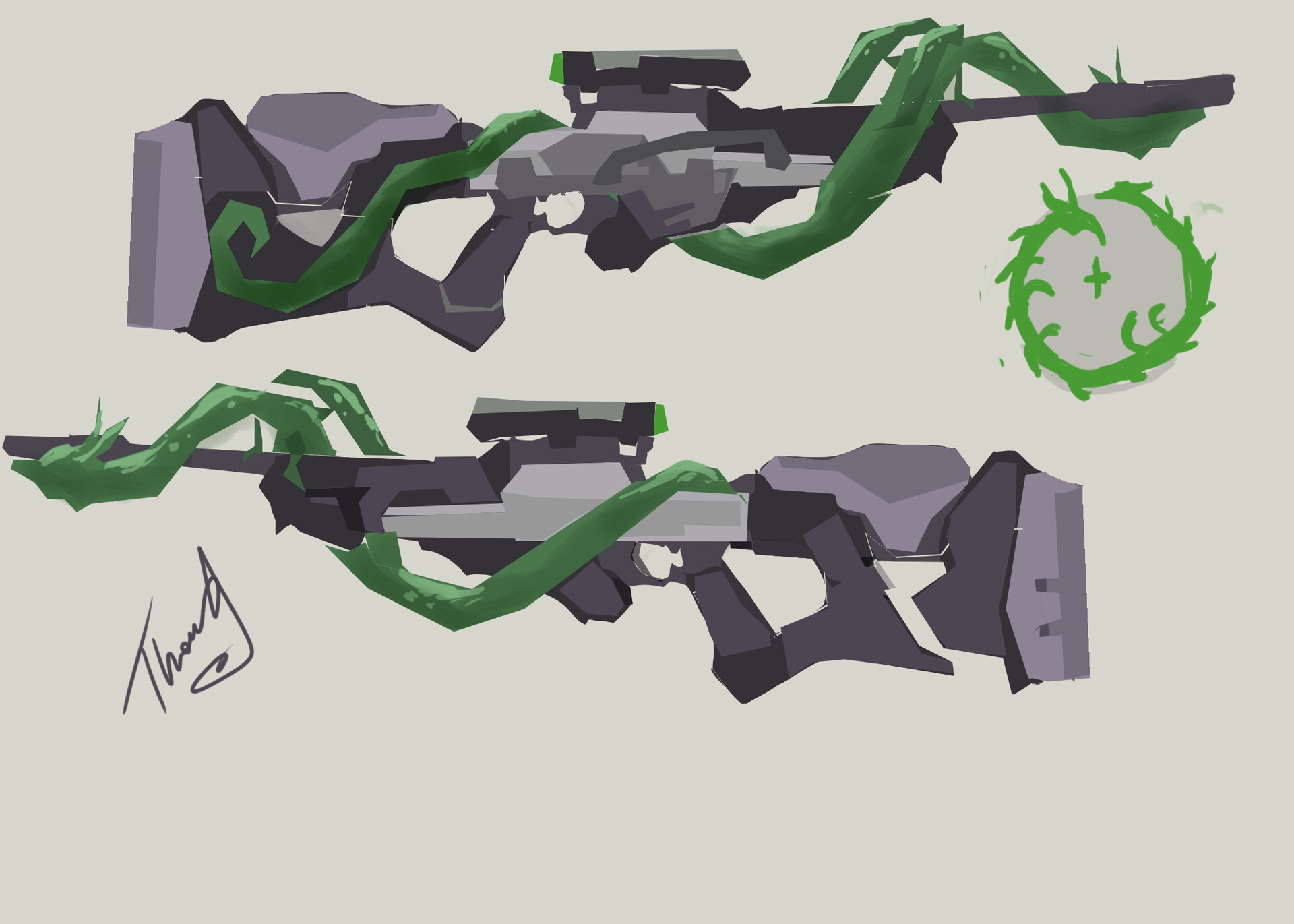 ArtStation - Jade Dragon Sniper