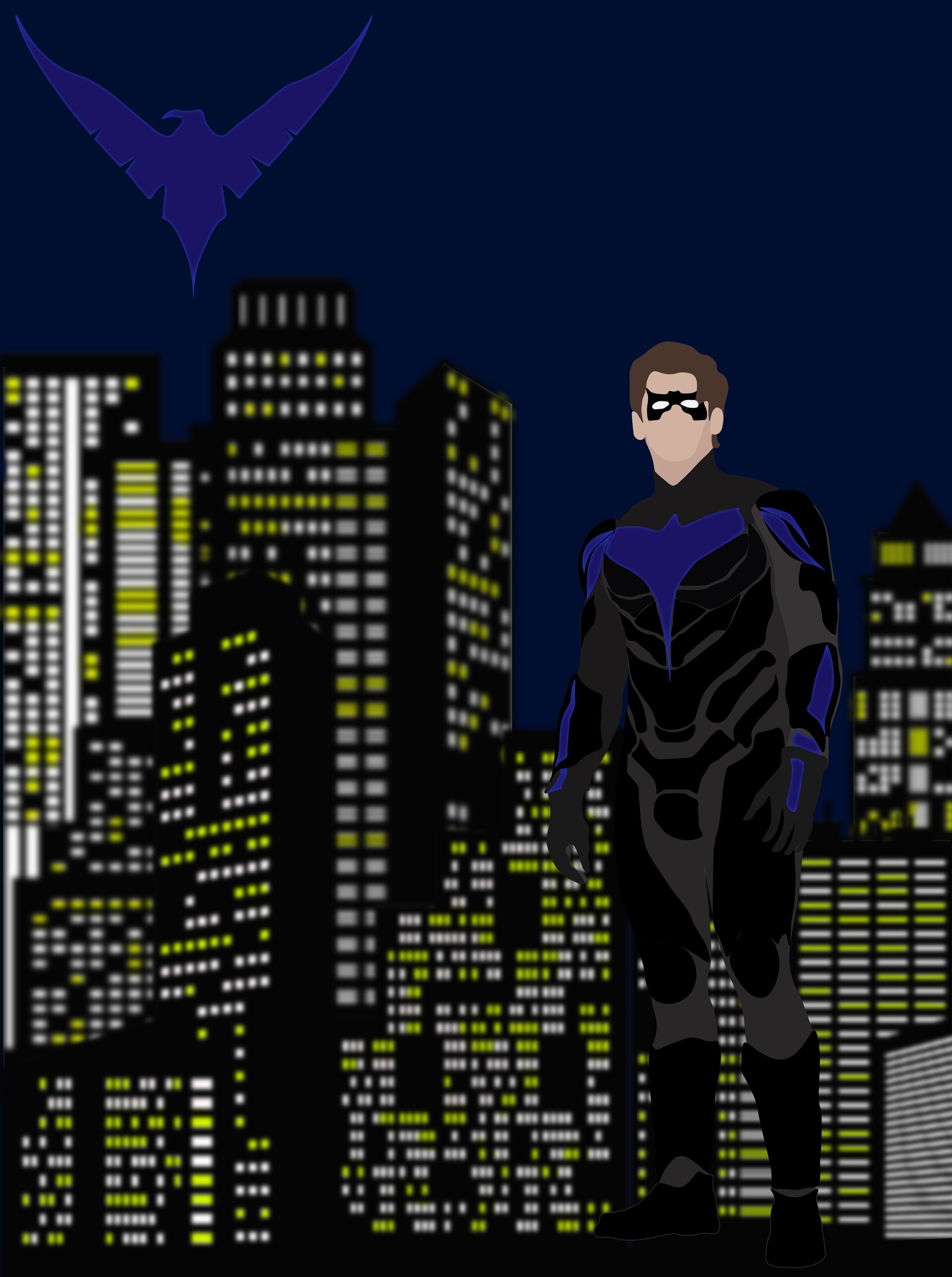 ArtStation - NIGHTWING-Batman's first son