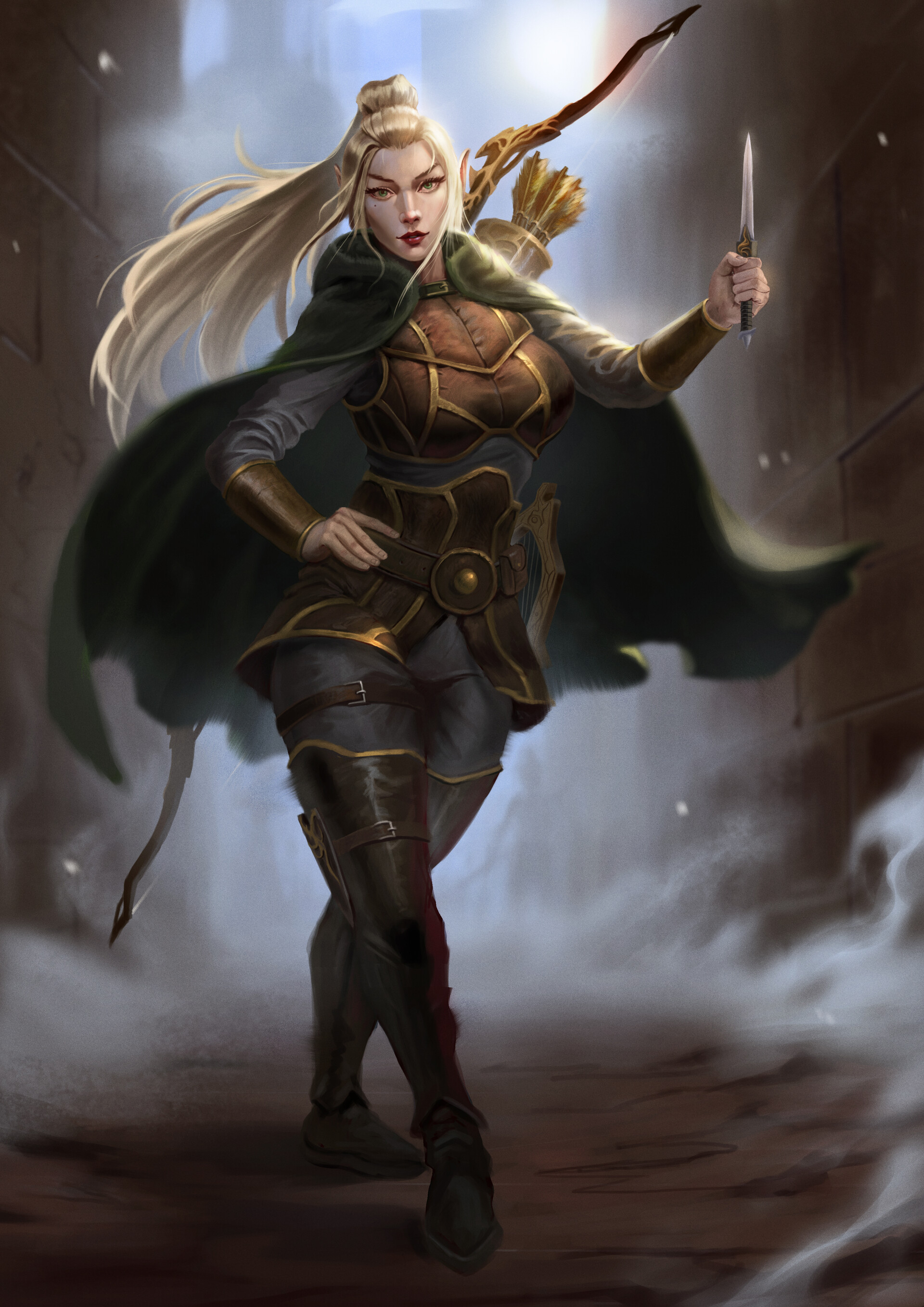 ArtStation - Lagariel The Rogue Bard Elf