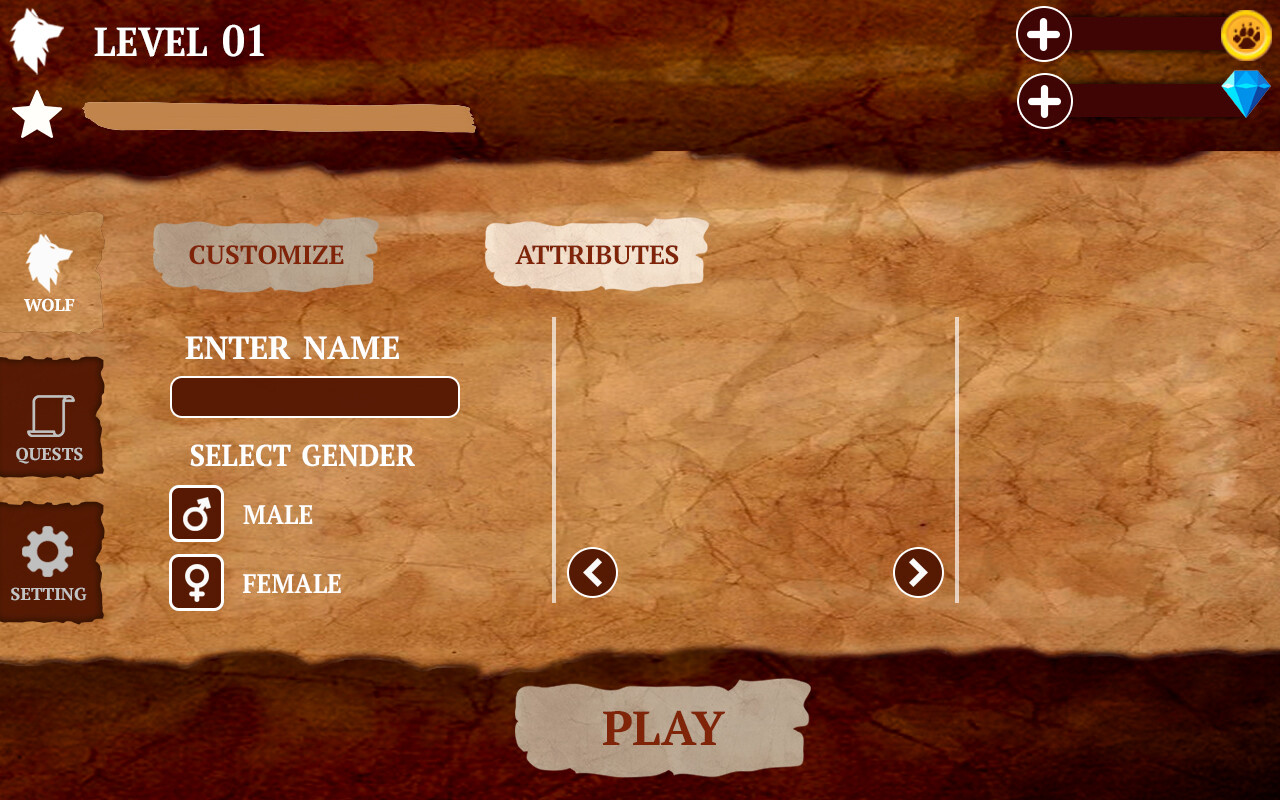 ArtStation - animal game ui