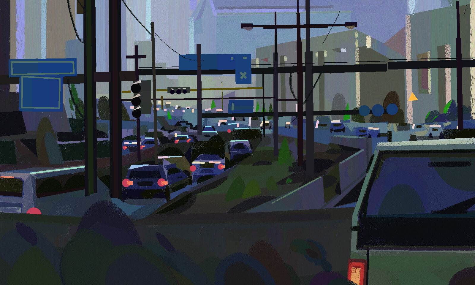 ArtStation - City concept (Traffic)