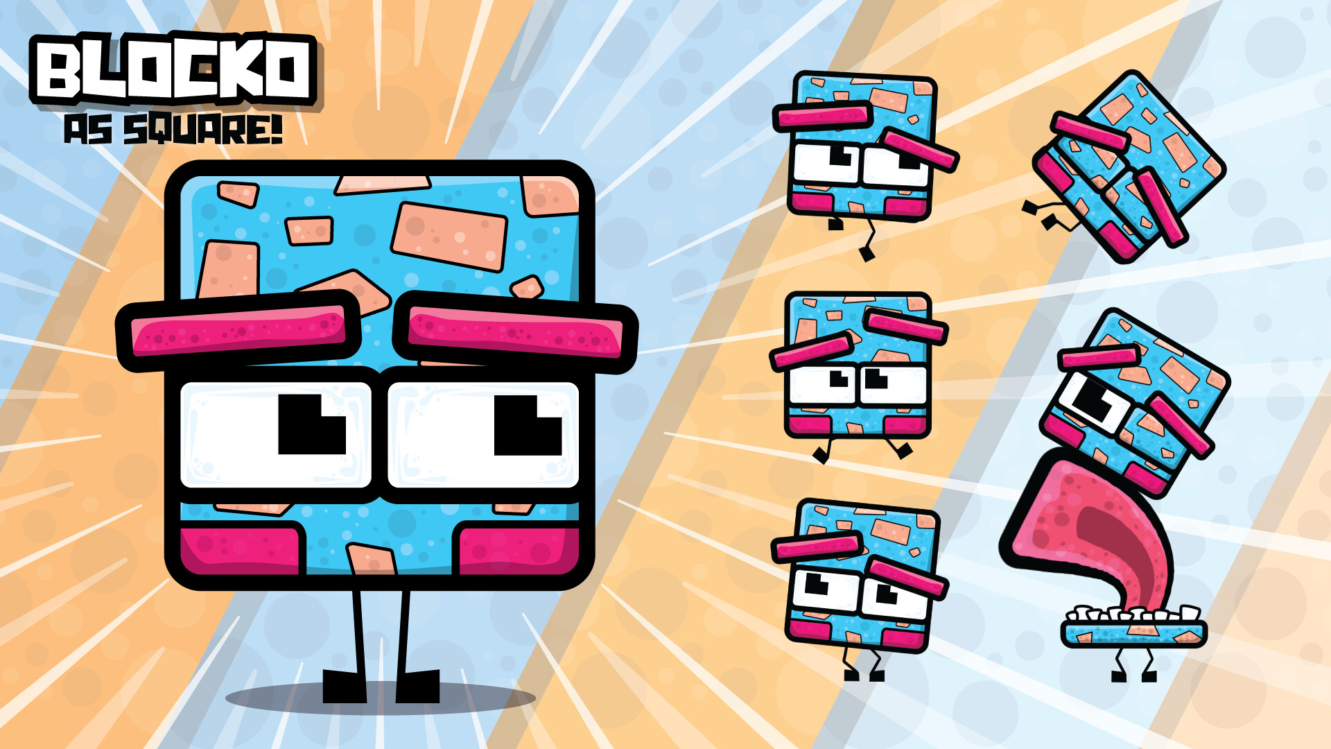 ArtStation - Squishy Sports - Character Art - Blocko (Square)