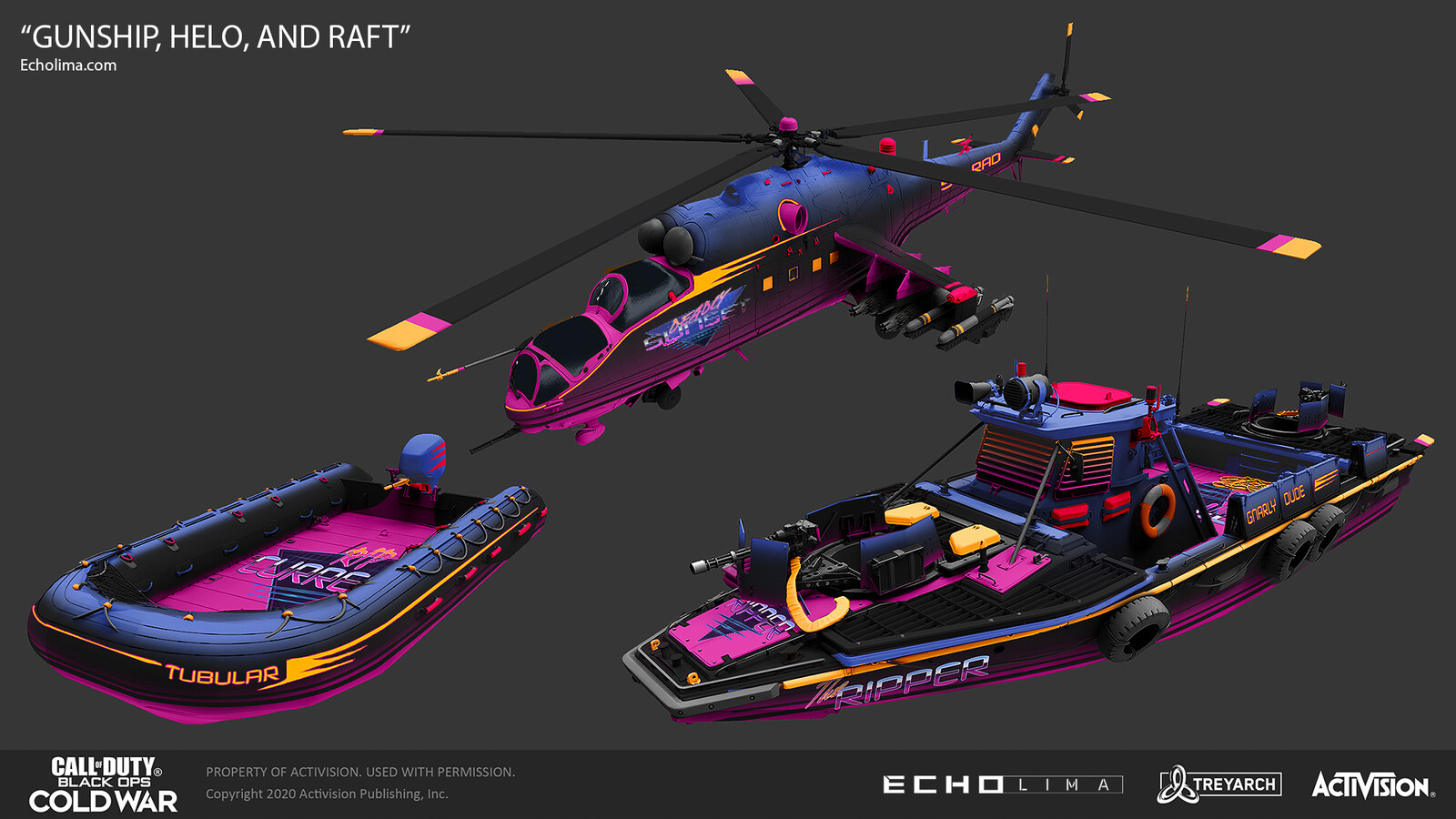 ECHO LIMA - Call of Duty Cold War concepts