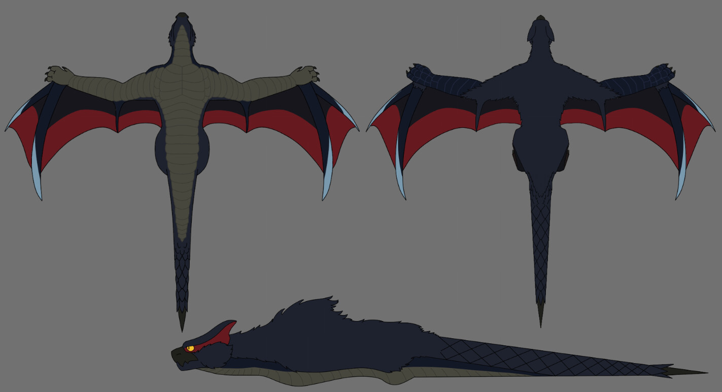 Artstation Nargacuga Body Practice
