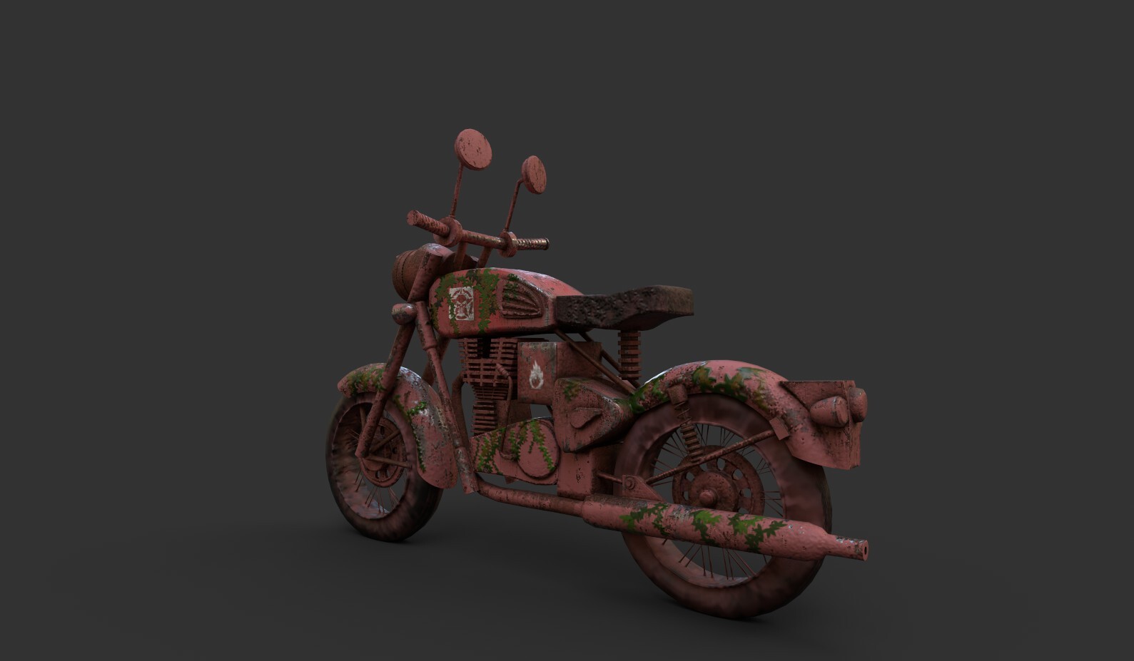 ArtStation - Rust Coated Bike