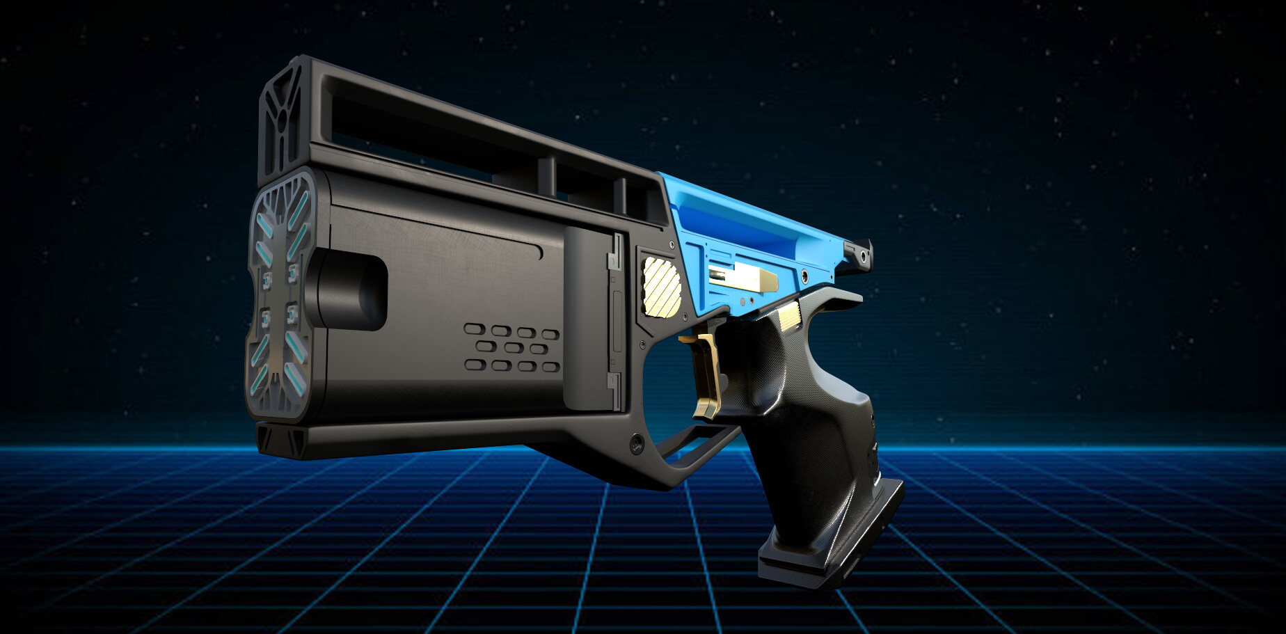 ArtStation - Hard Surface Gun