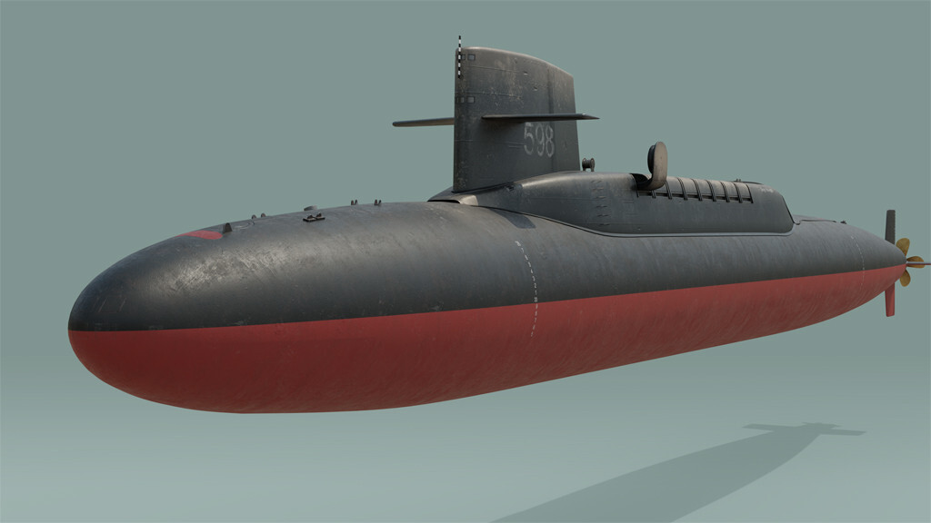 Eric Seigaud - USS George Washington (SSBN-598) with Polaris A3 missile.