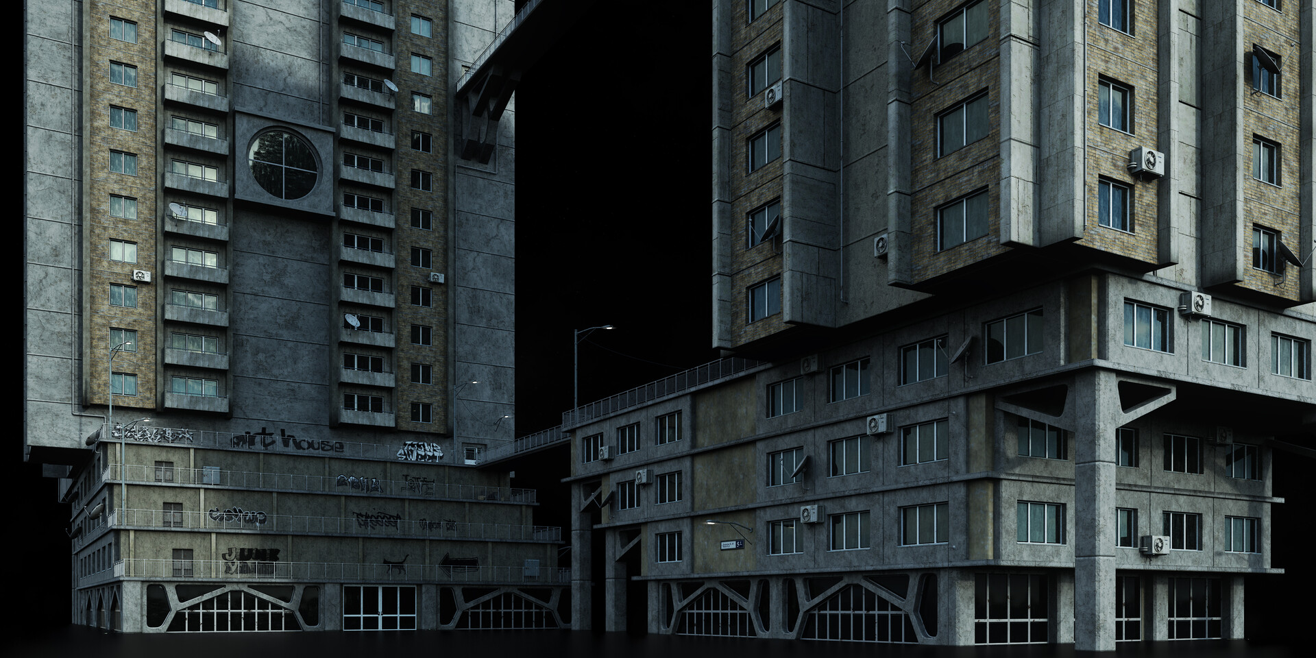 KitBash3D - SOVIET BLOCKS - 3D ASSET KIT